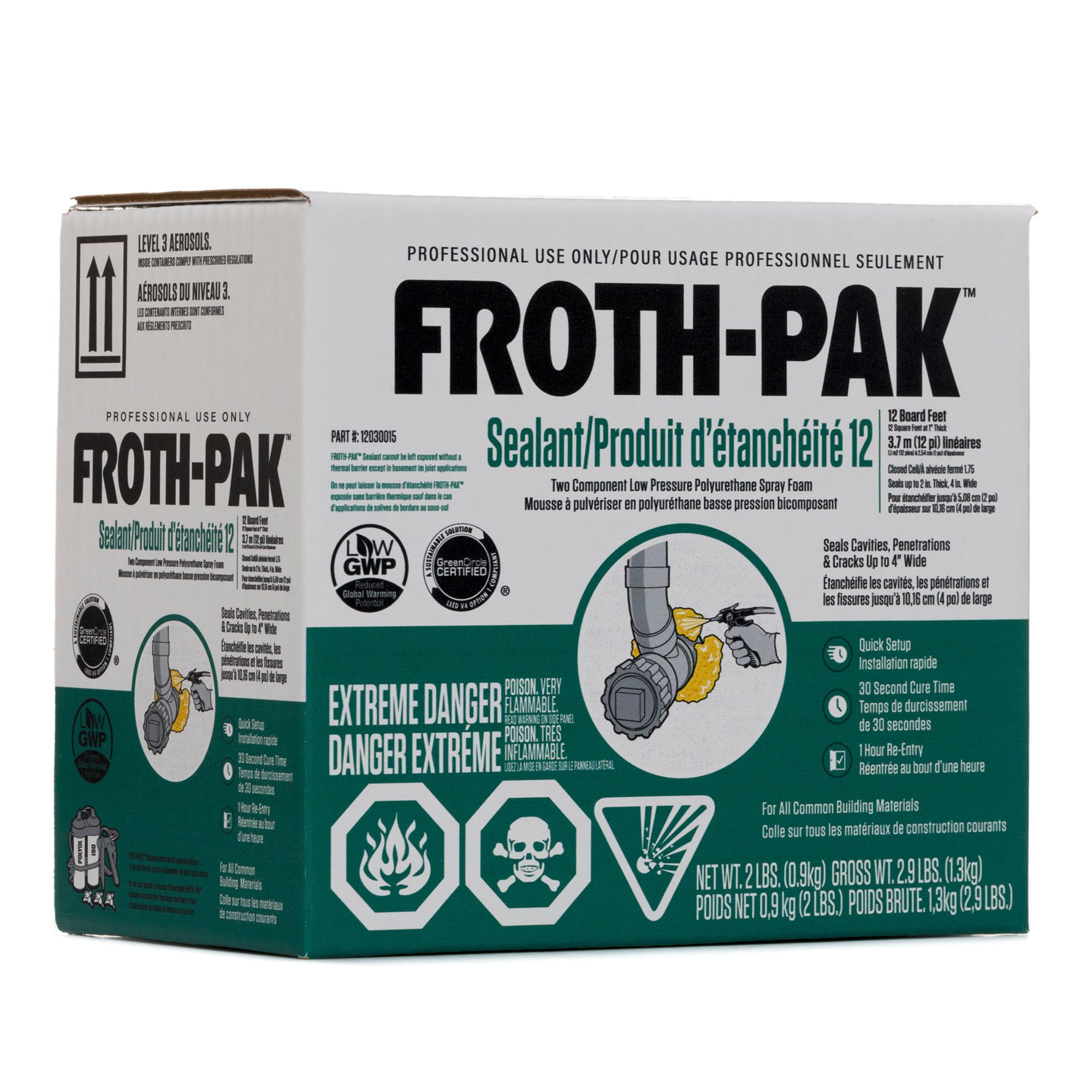 Froth-Pak Sealant Kit - 12 ft² from FROTH PAK | BMR