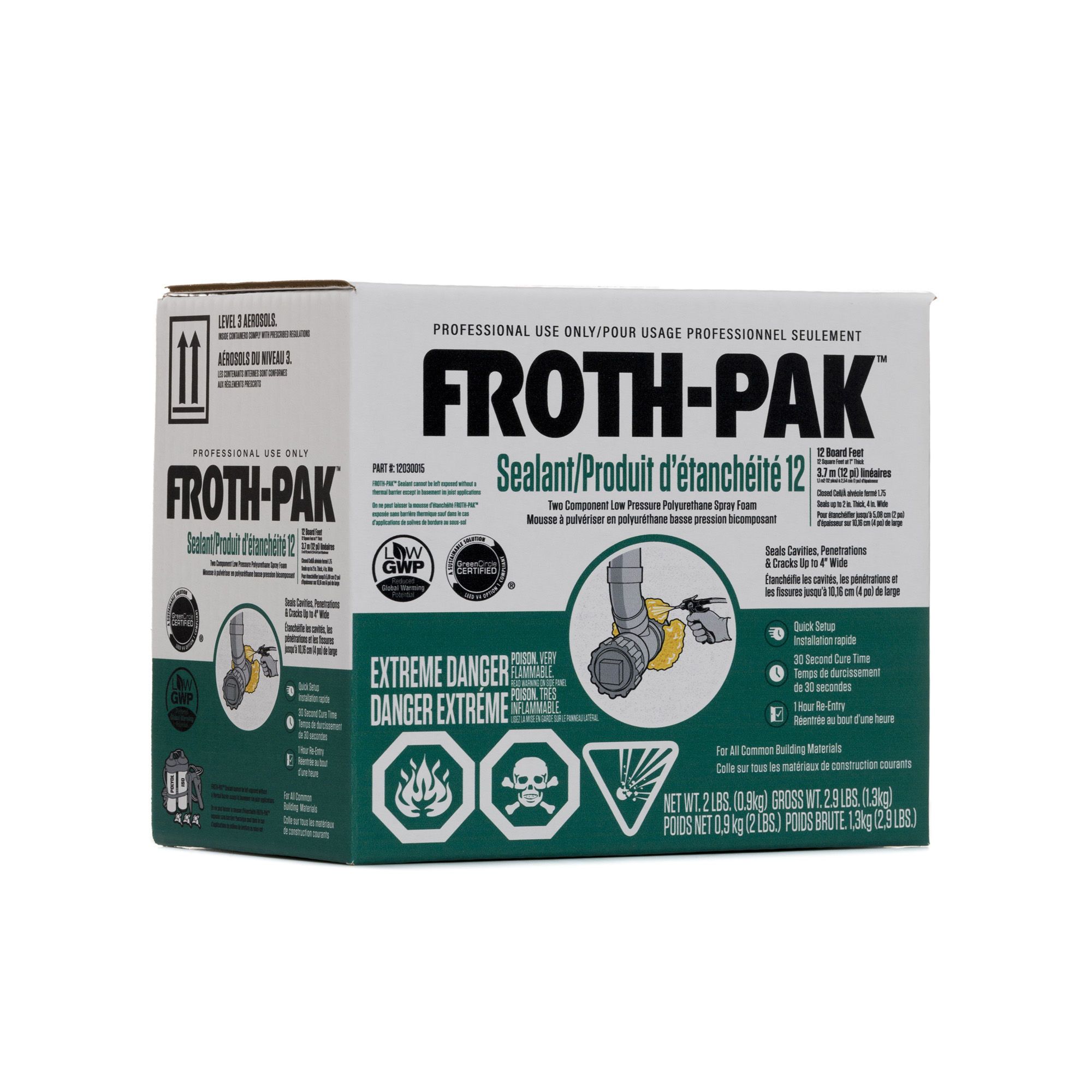 Produit d'étanchéité Froth-Pak, 12 pi² de FROTH PAK | BMR