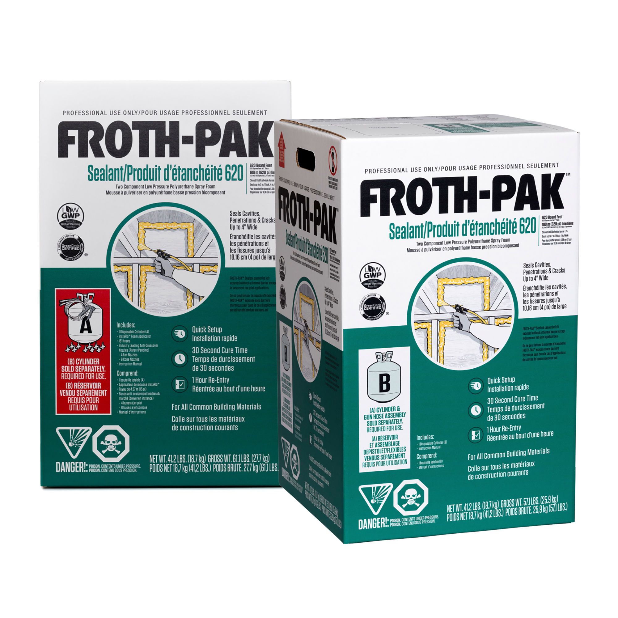 Froth-Pak Sealant Kit - 620 ft² from FROTH PAK | BMR