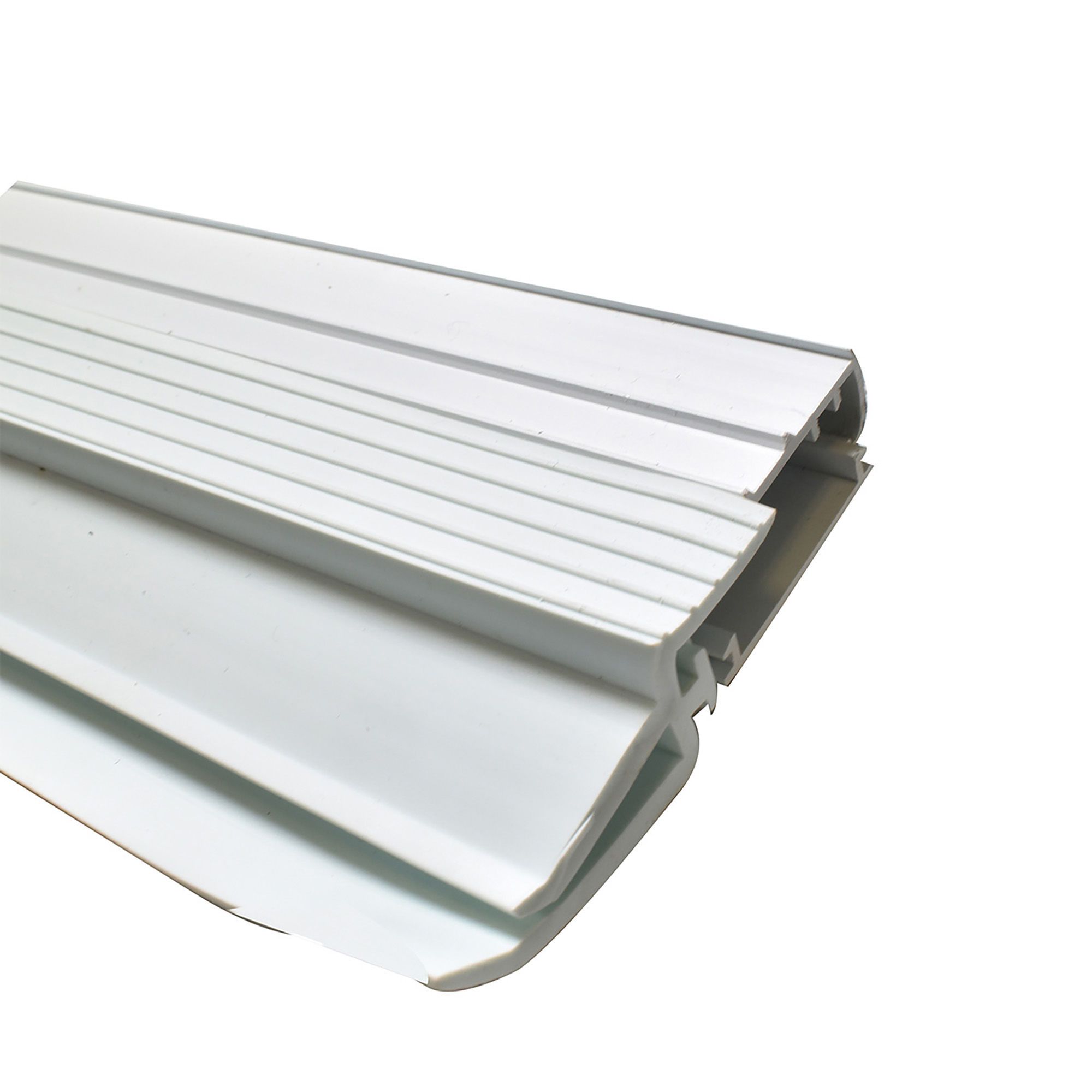 Triple Seal Garage Door Jamb - White Vinyl - 10' from POLAR BEAR | BMR
