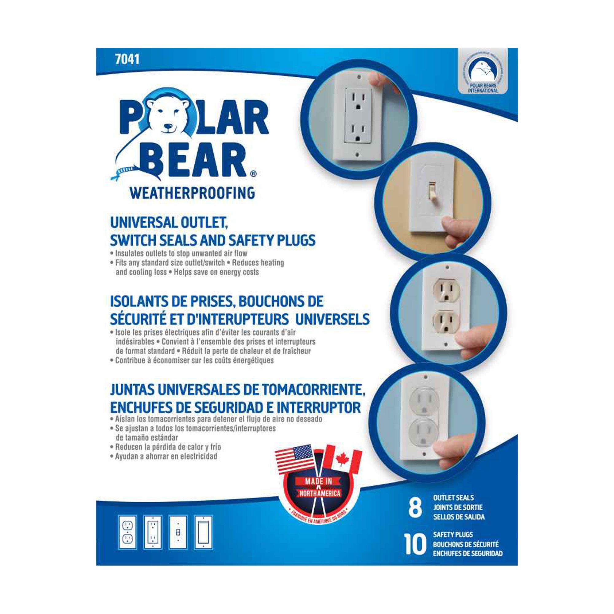 Universal outlet, Switch seals & Safety plugs - 1" x 4.5" from POLAR ...