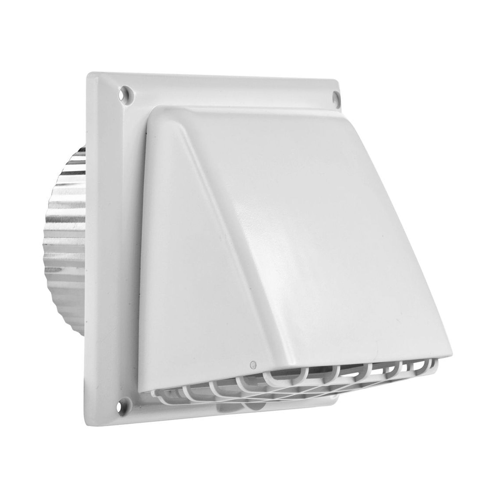 Preferred Vent Cap with Guard 4" - Pipe Length 3" - White from IMPERIAL ...
