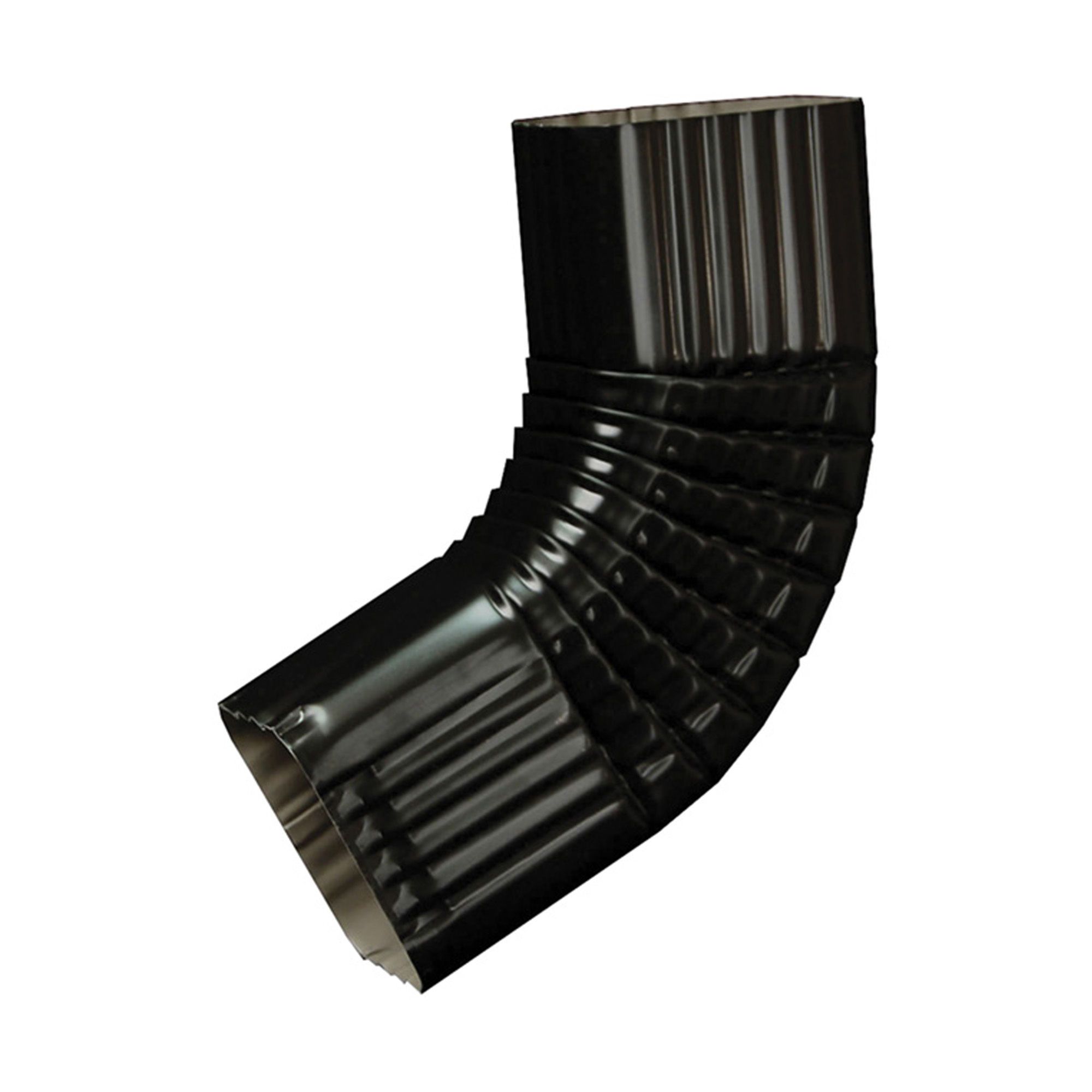 Gutter Elbow - Style "B" - Galvanized Steel - Black - 2" x 3" from Hi ...