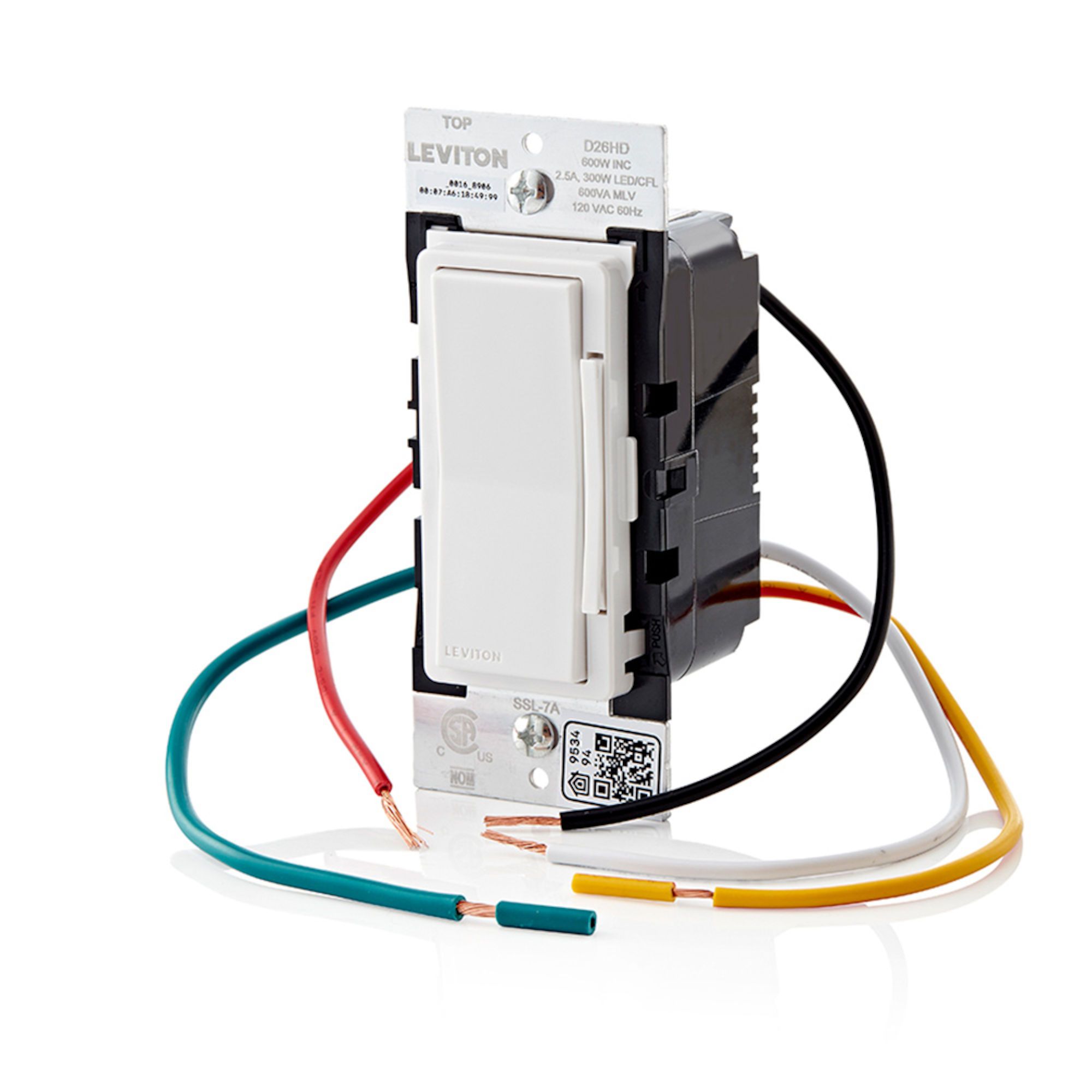 Decora Smart Wi-Fi (2nd Gen) 600W Dimmer from LEVITON | BMR