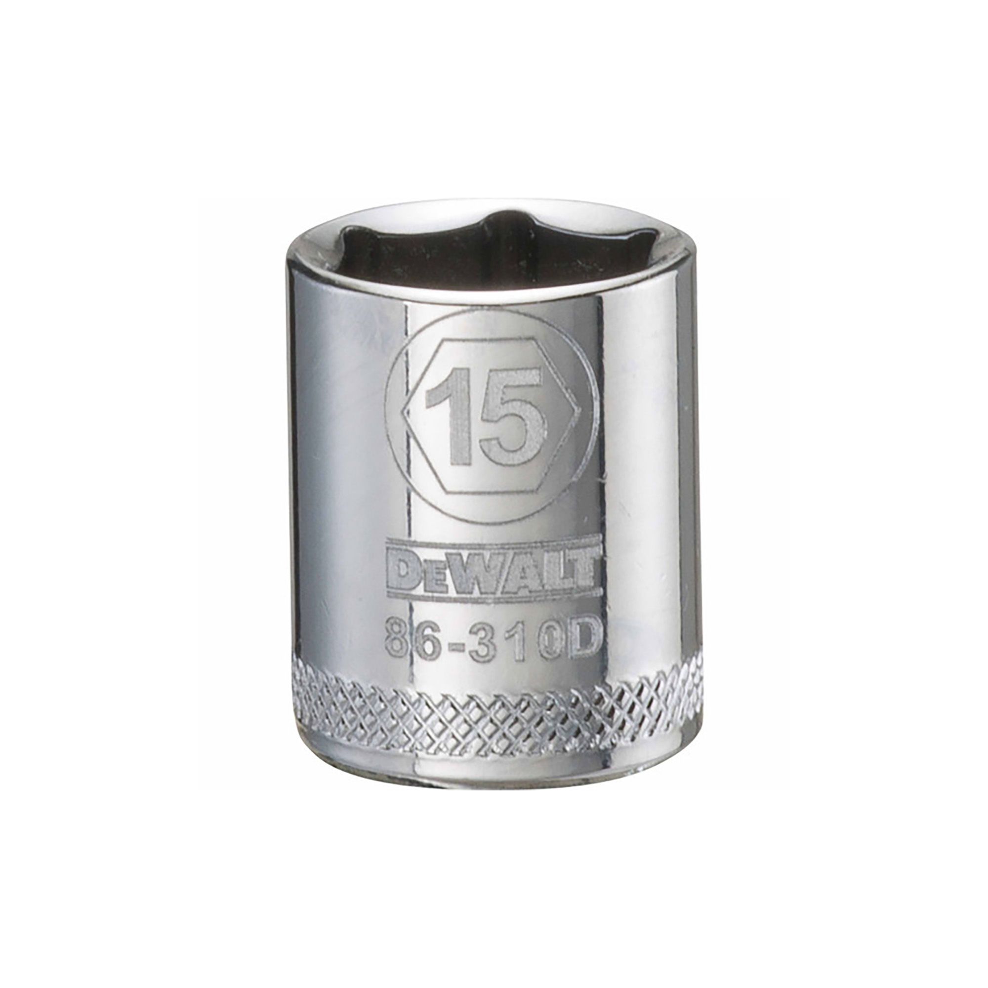 15 mm - 6 Point Short 3/8" Drive Socket from DEWALT | BMR