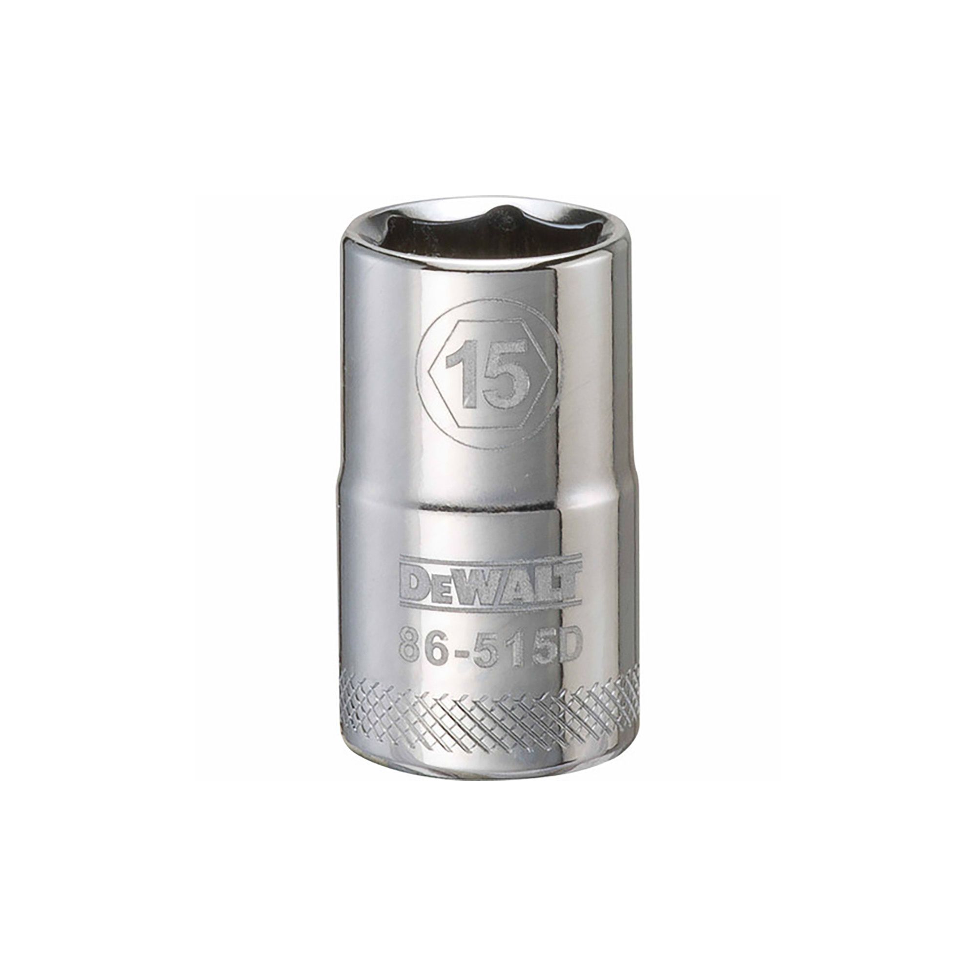 15 mm - 6 Point Short 1/2" Drive Socket from DEWALT | BMR