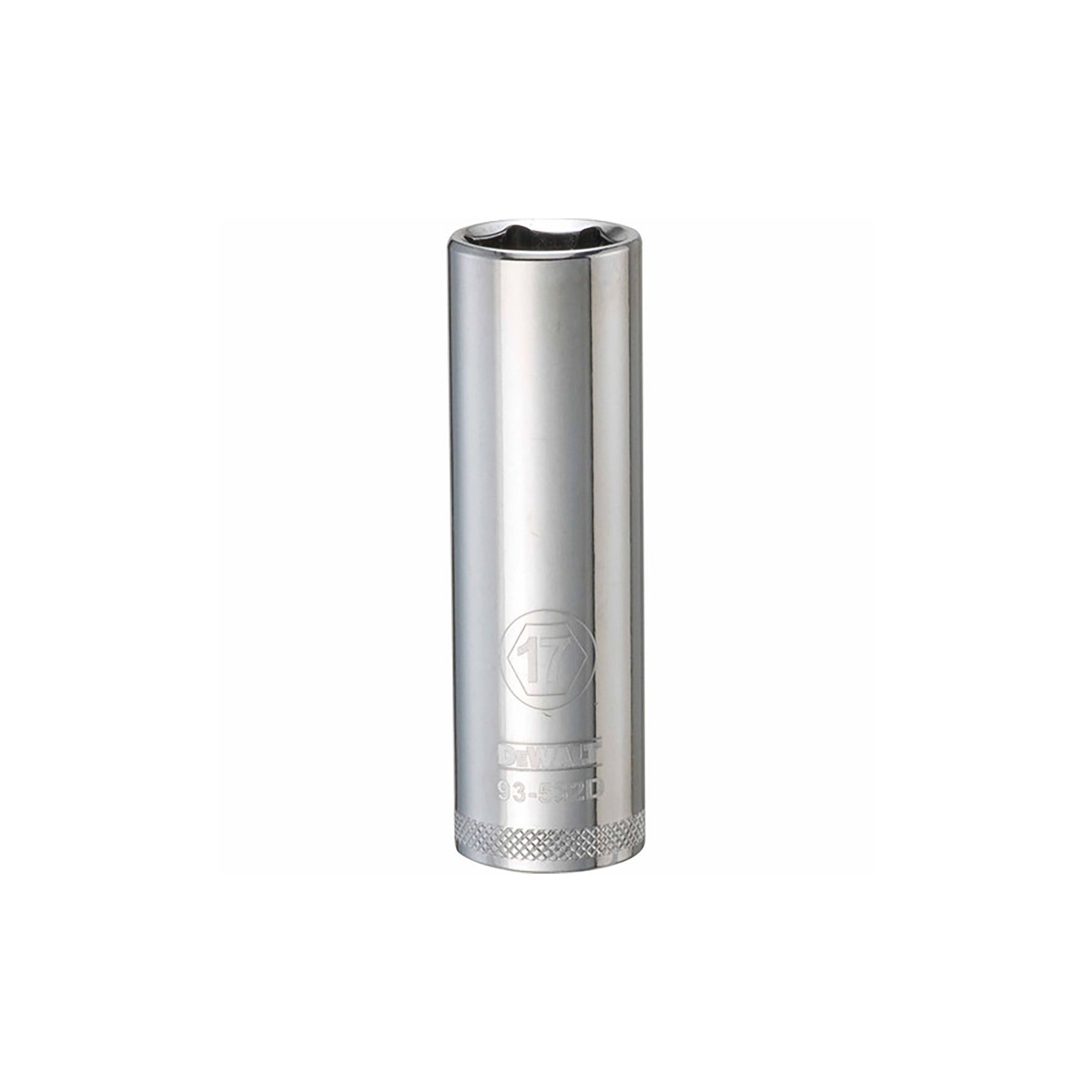17 mm - 6 Point Deep 1/2" Drive Socket from DEWALT | BMR