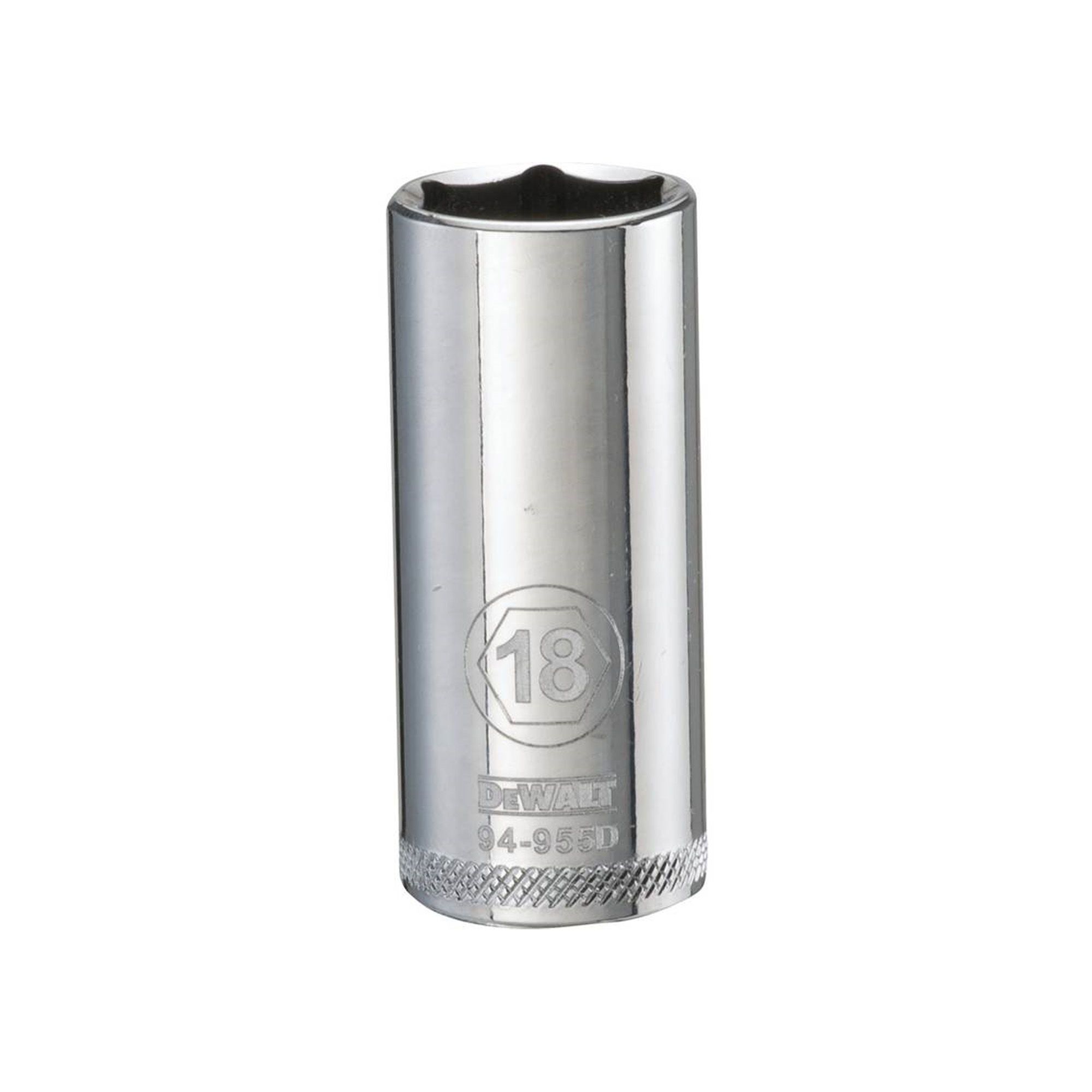 18 mm - 6 Point Deep 3/8" Drive Socket from DEWALT | BMR