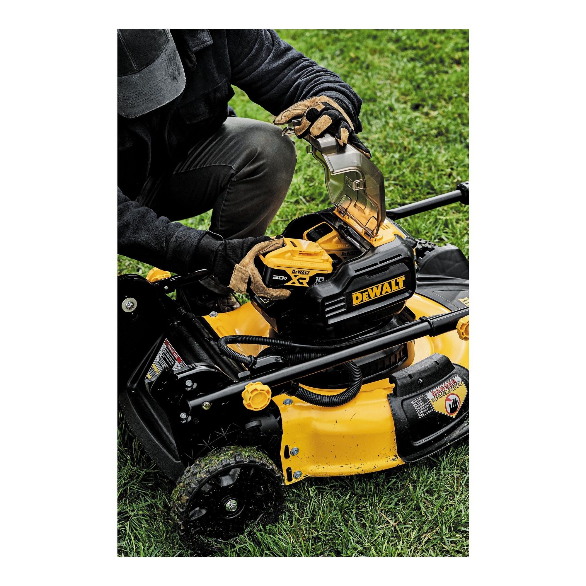 Tondeuse électrique sans fil 21 1/2" à moteur sans balai 2 x 20V MAX de DEWALT | BMR