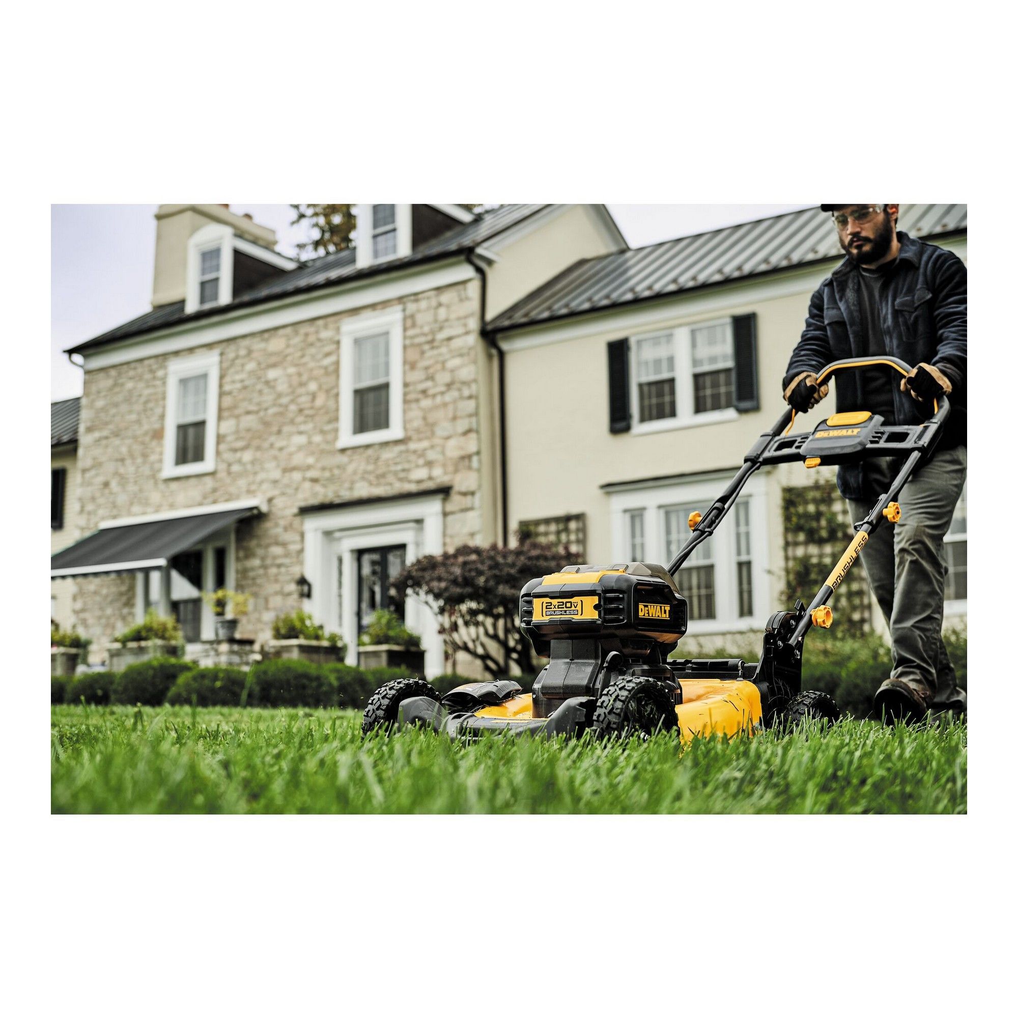 Tondeuse électrique sans fil 21 1/2" à moteur sans balai 2 x 20V MAX de DEWALT | BMR