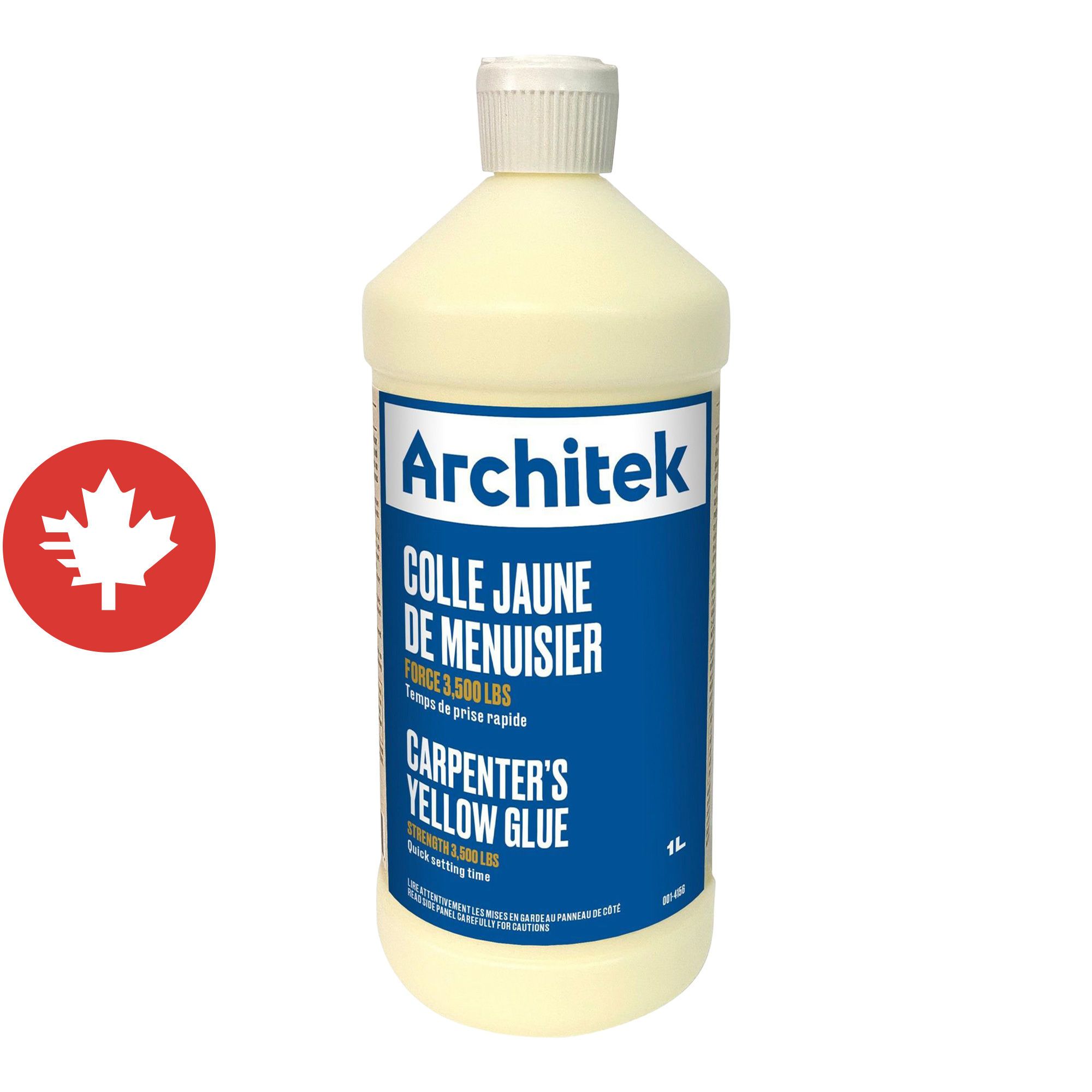 Colle de menuiserie, jaune, 1 l de ARCHITEK | BMR