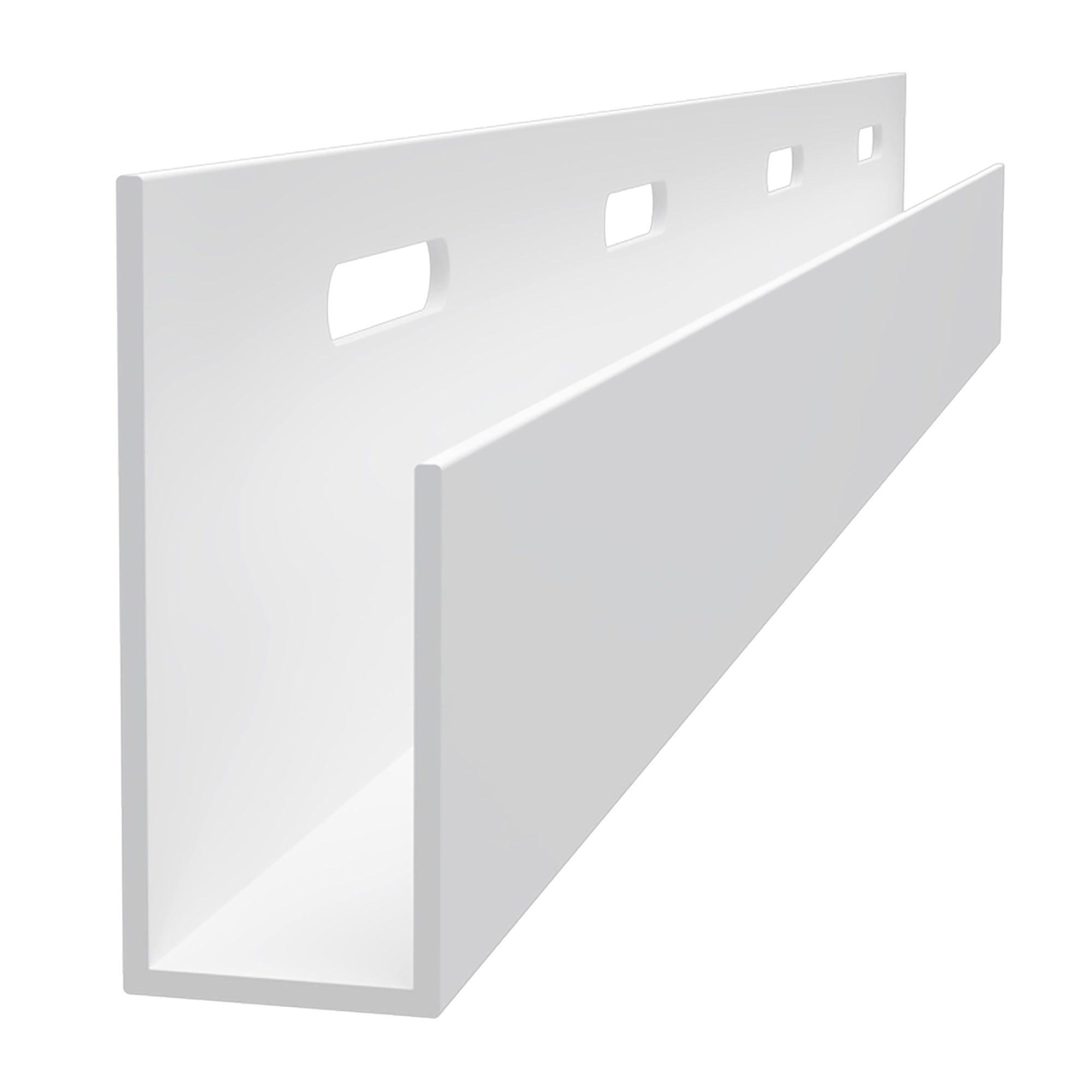 PVC J-Trim for Trusscore Wall&CeilingBoard - White - 1/2" x 10' from ...