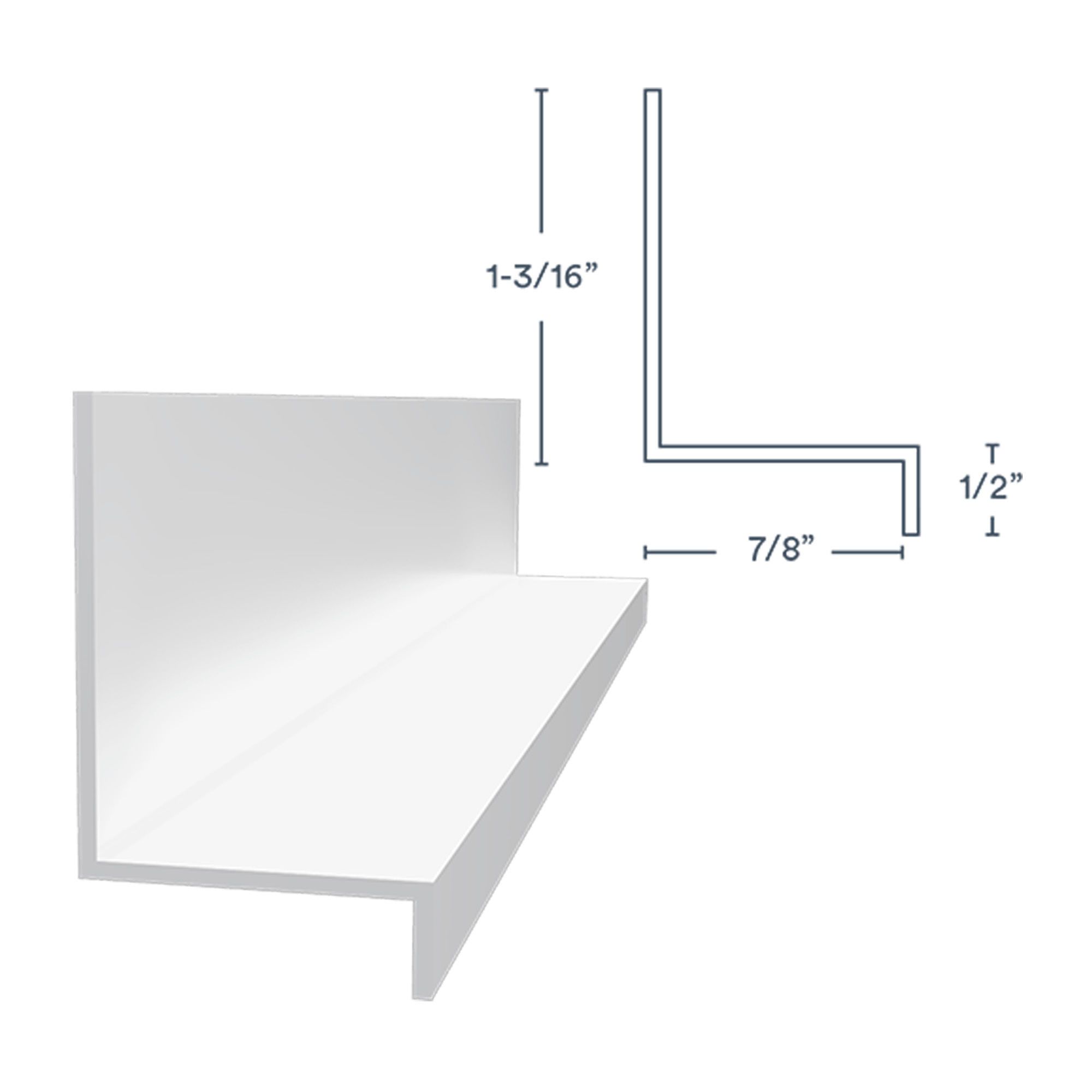 PVC Base Z-Trim for transition between Trusscore Wall Panels and ...