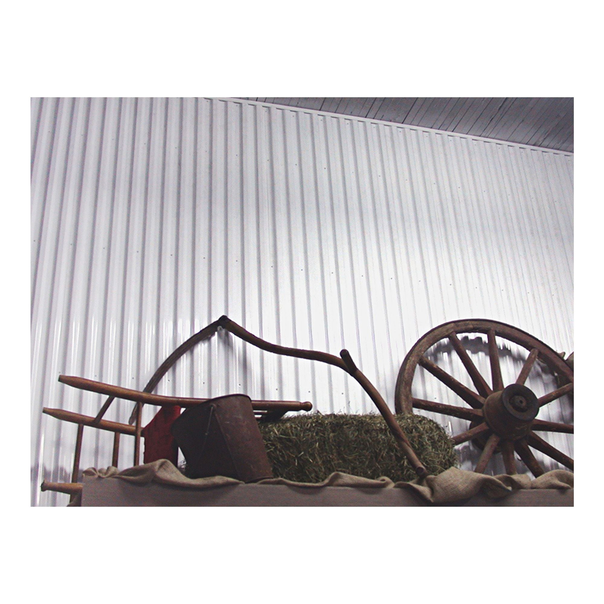 Panneau en PVC ondulé Trusscore RibCore, blanc, 38" x 20' 4" de ...