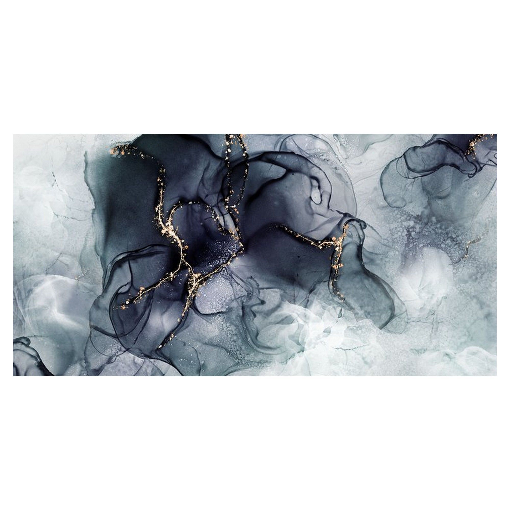 Surface Design Wall Panel – Glossy - Abstract Navy – 47.25" x 96" x 0. ...