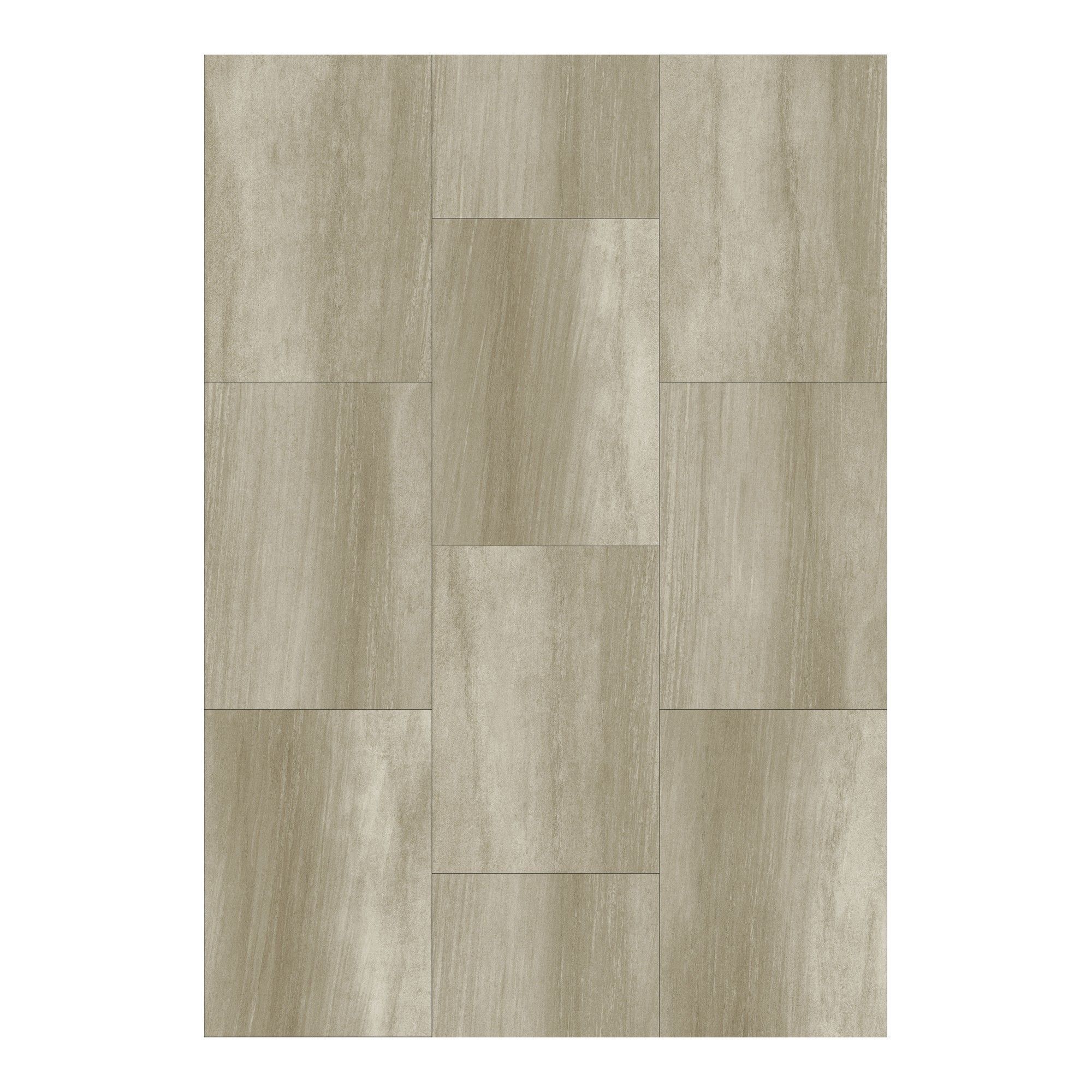 Tuile de vinyle, SPC, 5 mm, Bora, Sable, 12" x 24" de ARCHITEK | BMR