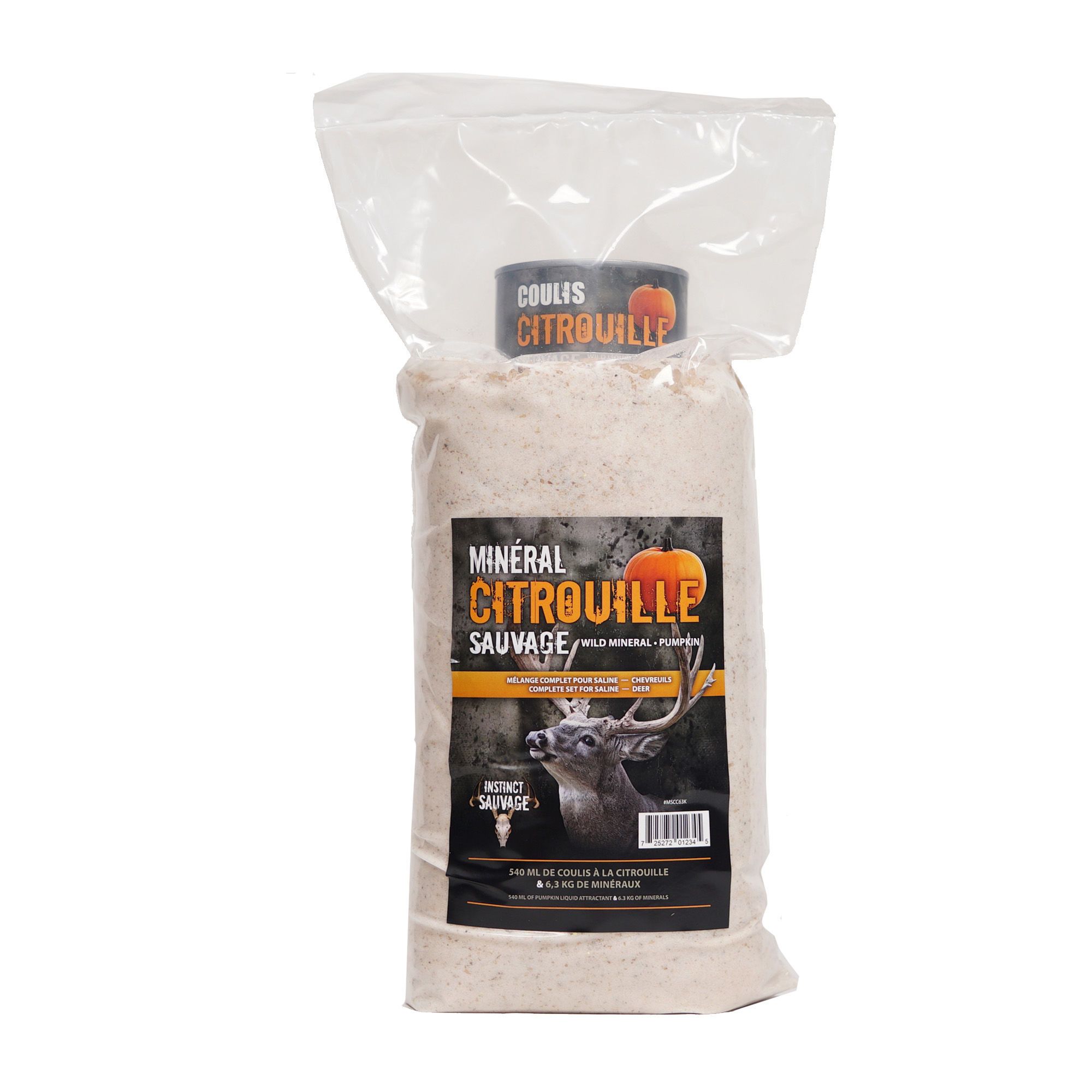 Minéral Sauvage Deer Saline Kit - Pumpkin - 6.3 kg from INSTINCT SAUVAGE | BMR