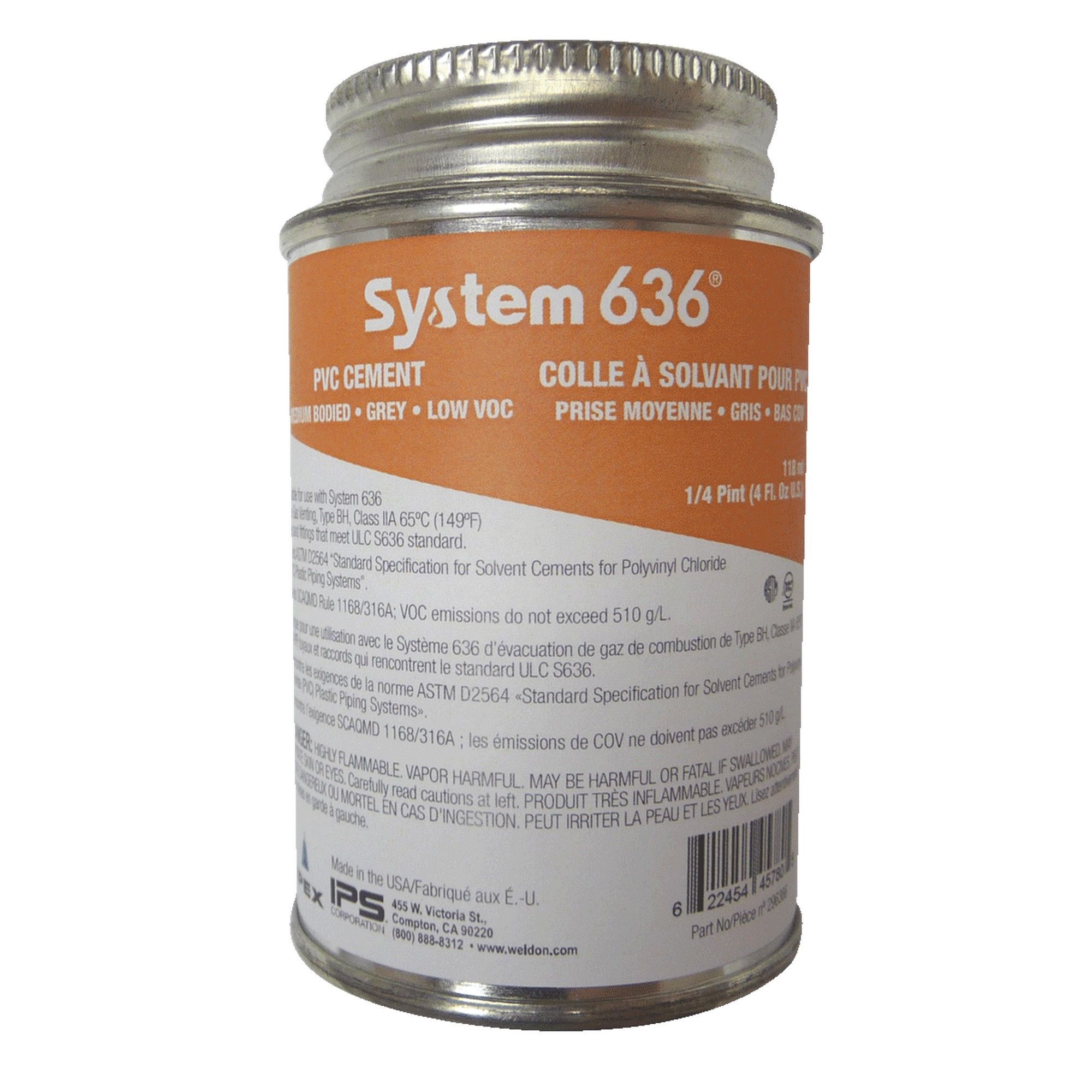 System 636 Cement - 118 ml - Grey from IPEX | BMR