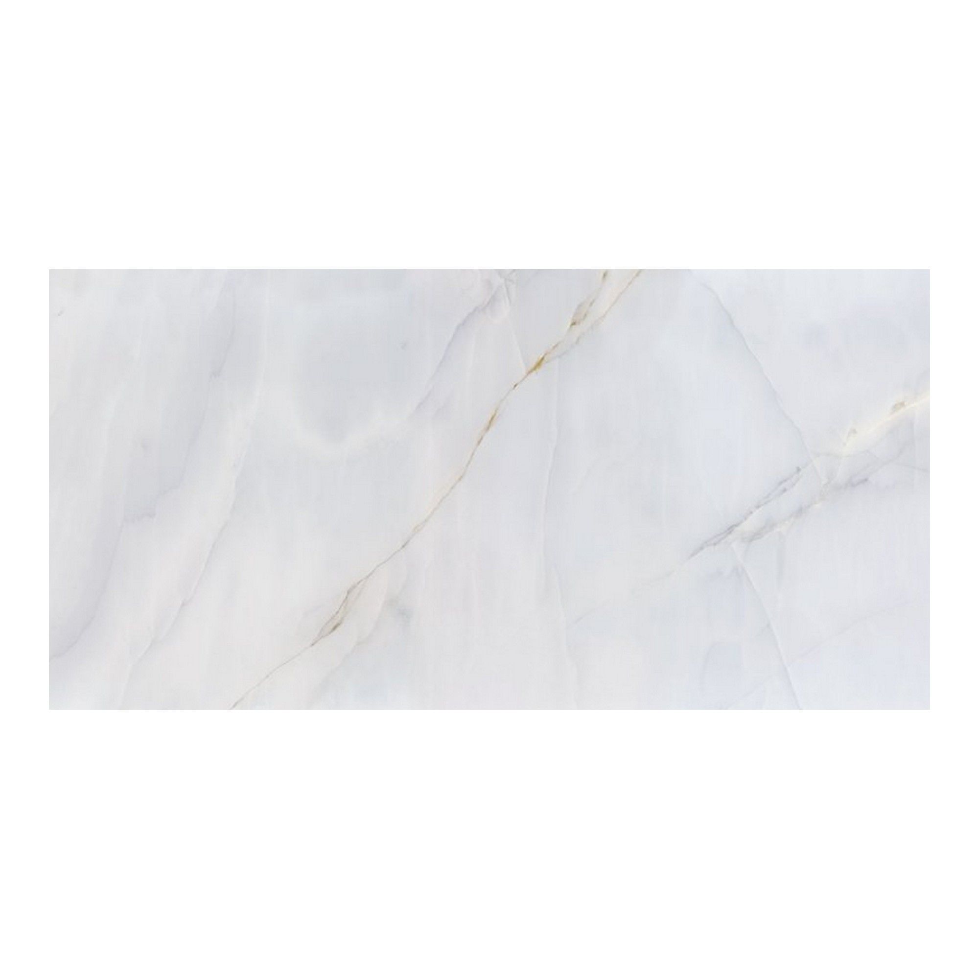 Decorative Wall Panel - Glossy Marble - Beige - 38.25" x 96" from ...