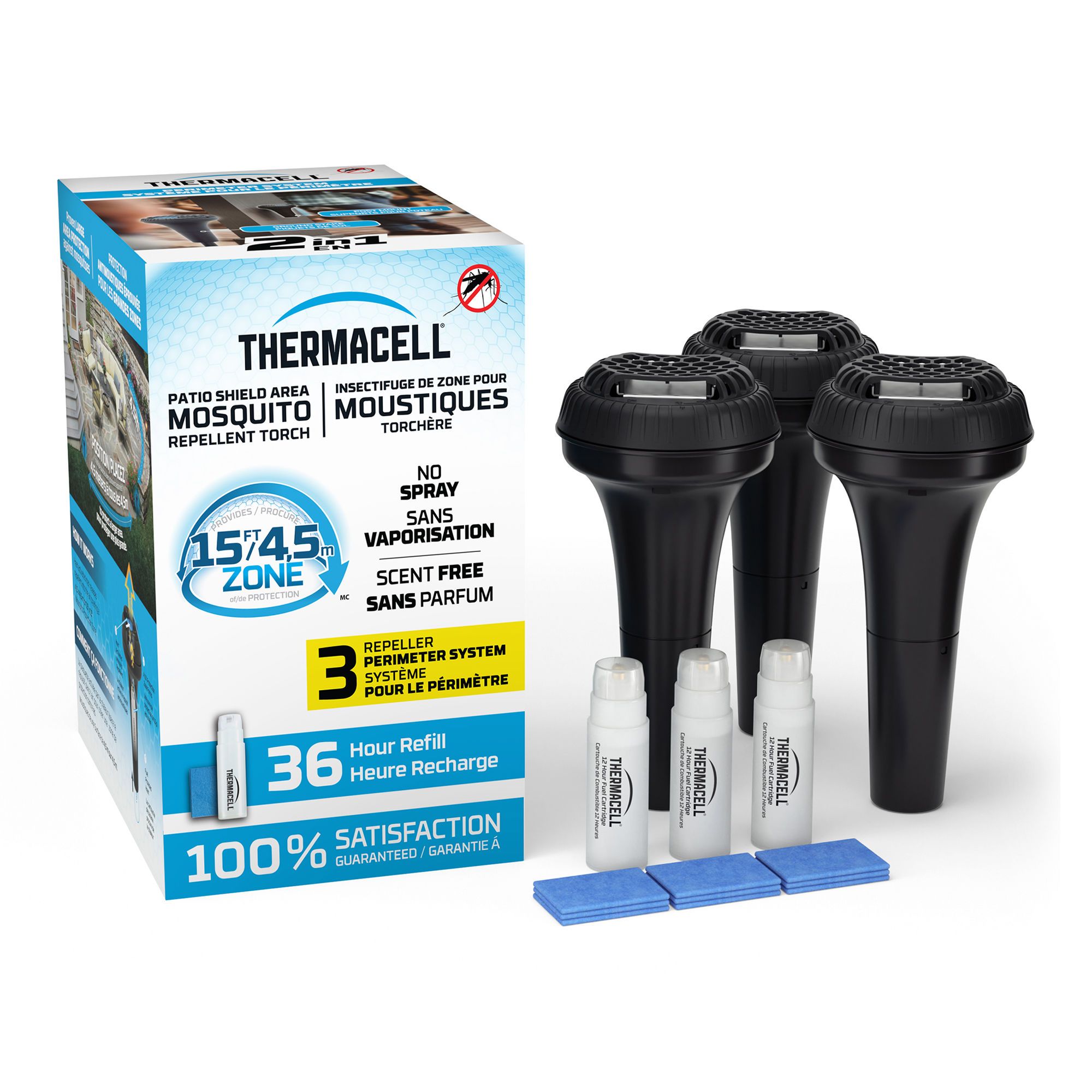 Thermacell Perimeter Mosquito Repellent System - 3/Pkg from THERMACELL | BMR