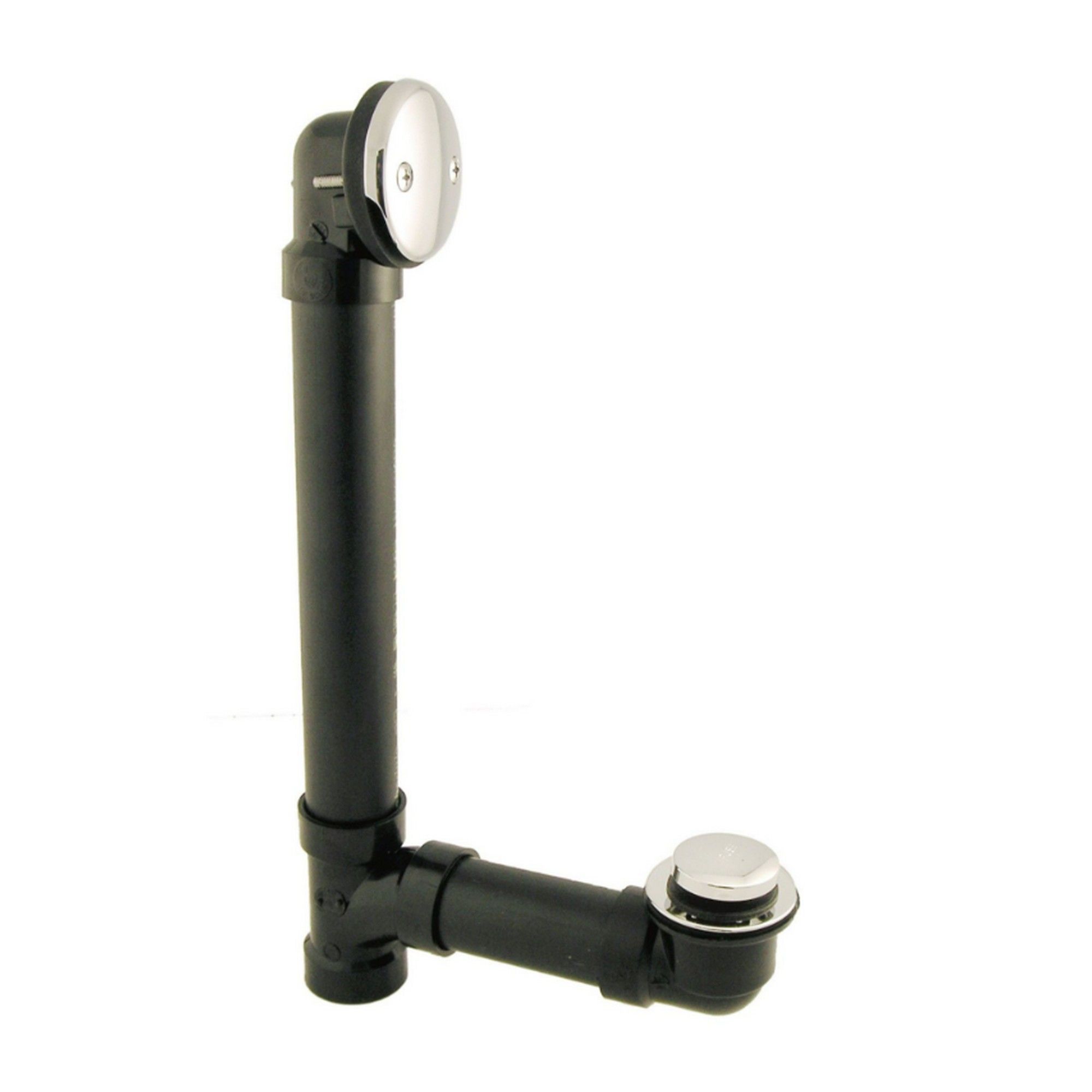 ABS Waste & Overflow with Clicker Stopper (Tip Toe) - Chrome from ...