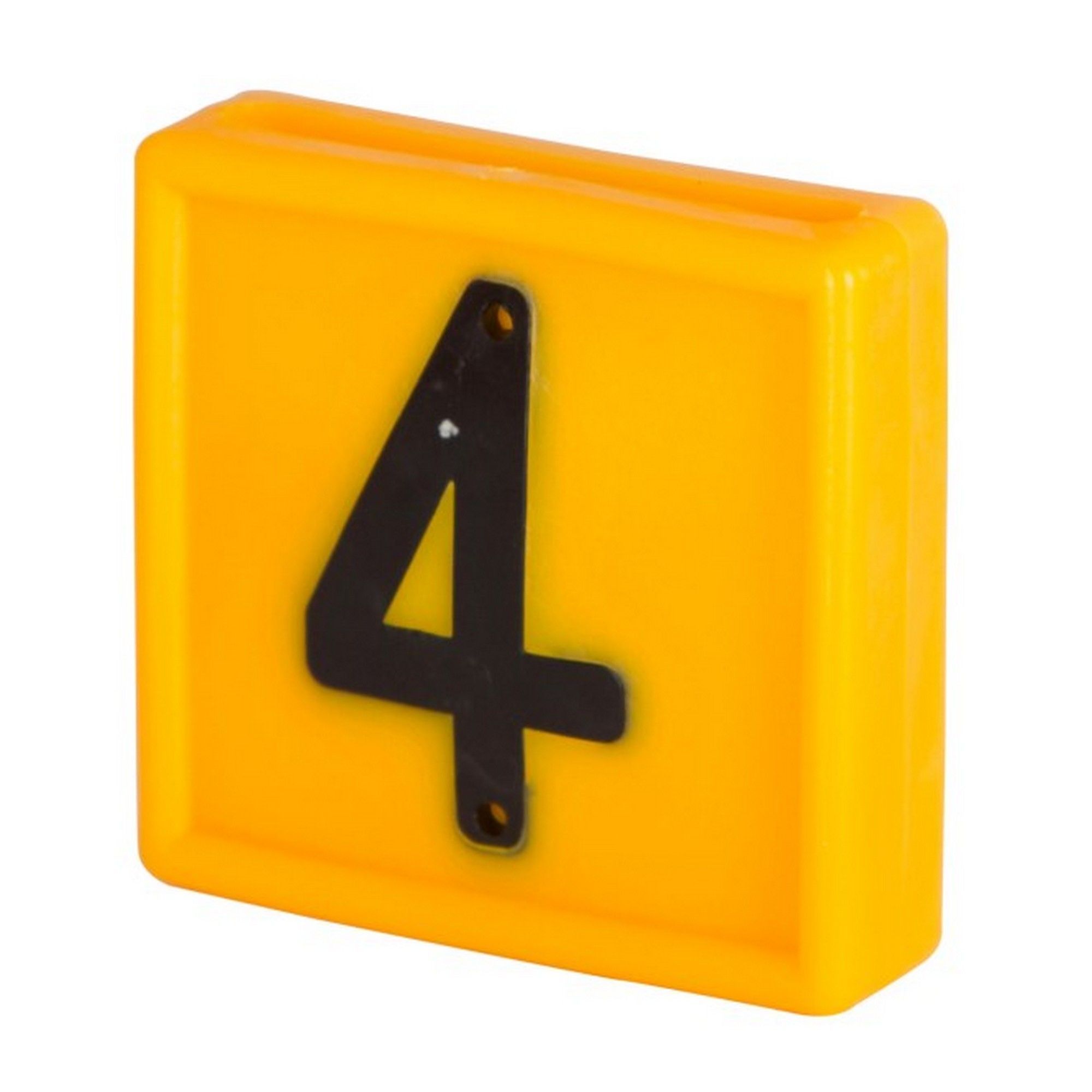 Marking Number - Yellow - 1 digit - No. 4 from KERBL | BMR
