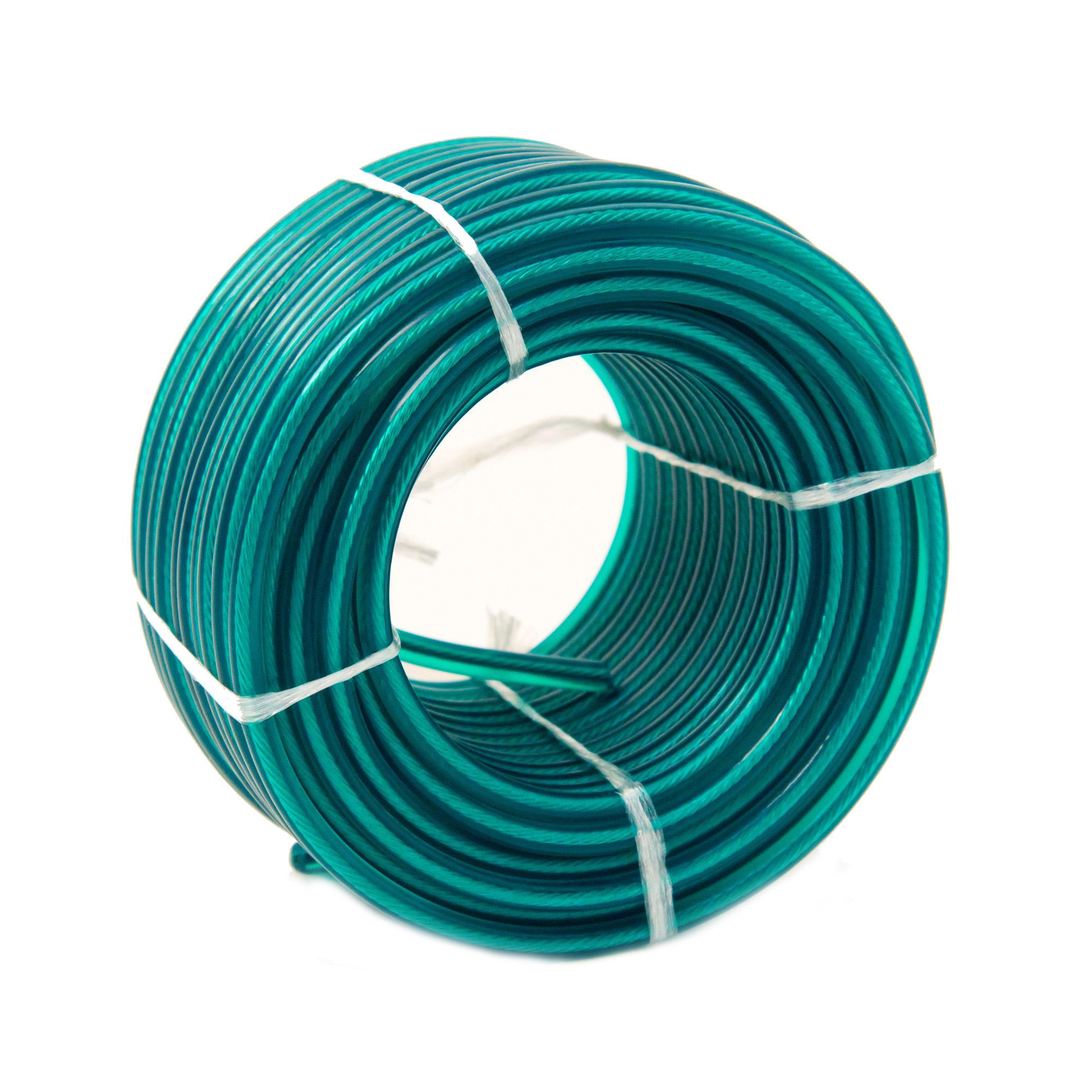 PVC-Coated Wire Clothesline - Green - 5/32" x 50' from KINGCORD | BMR