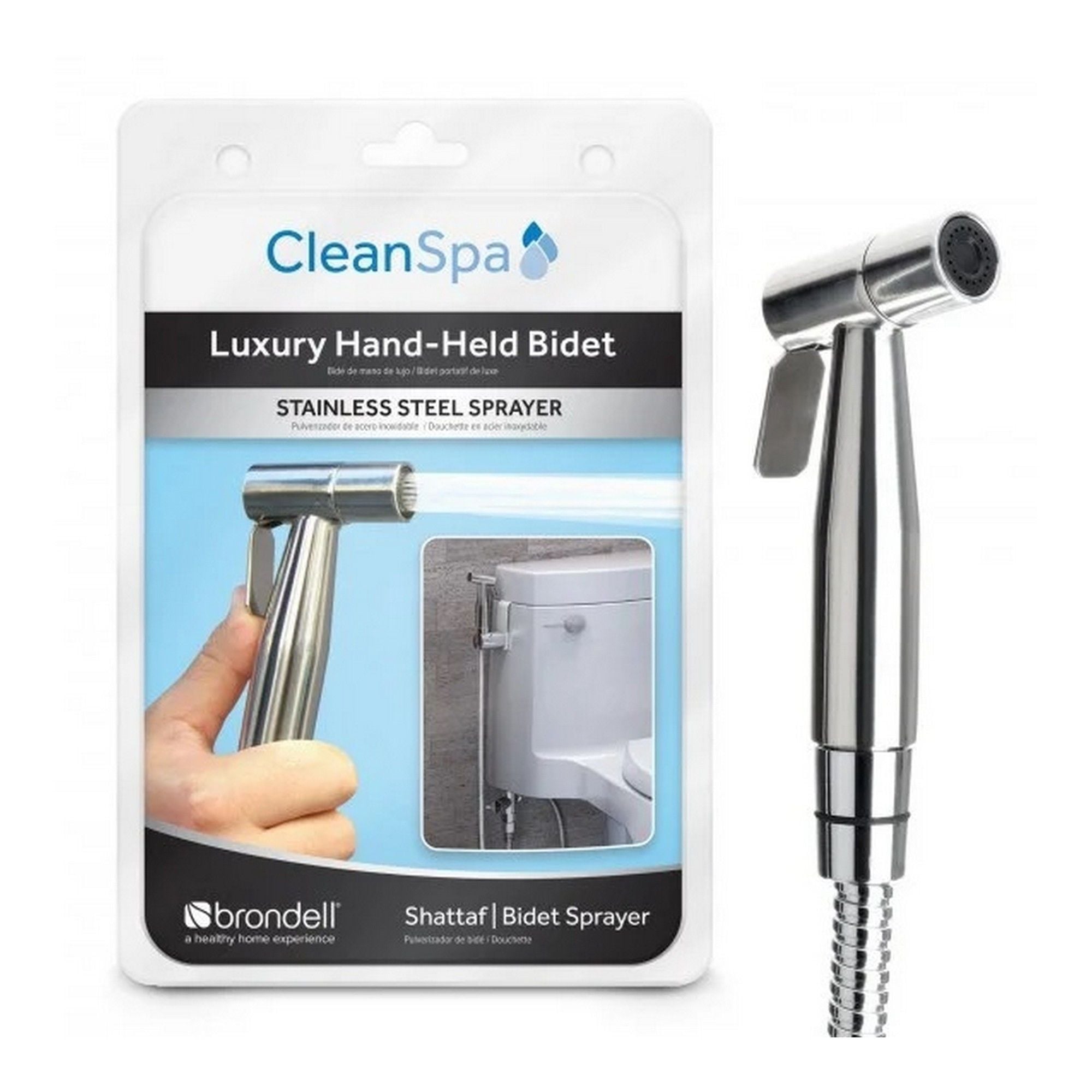 CleanSpa Deluxe Easy Hand-Held Bidet from BRONDELL | BMR