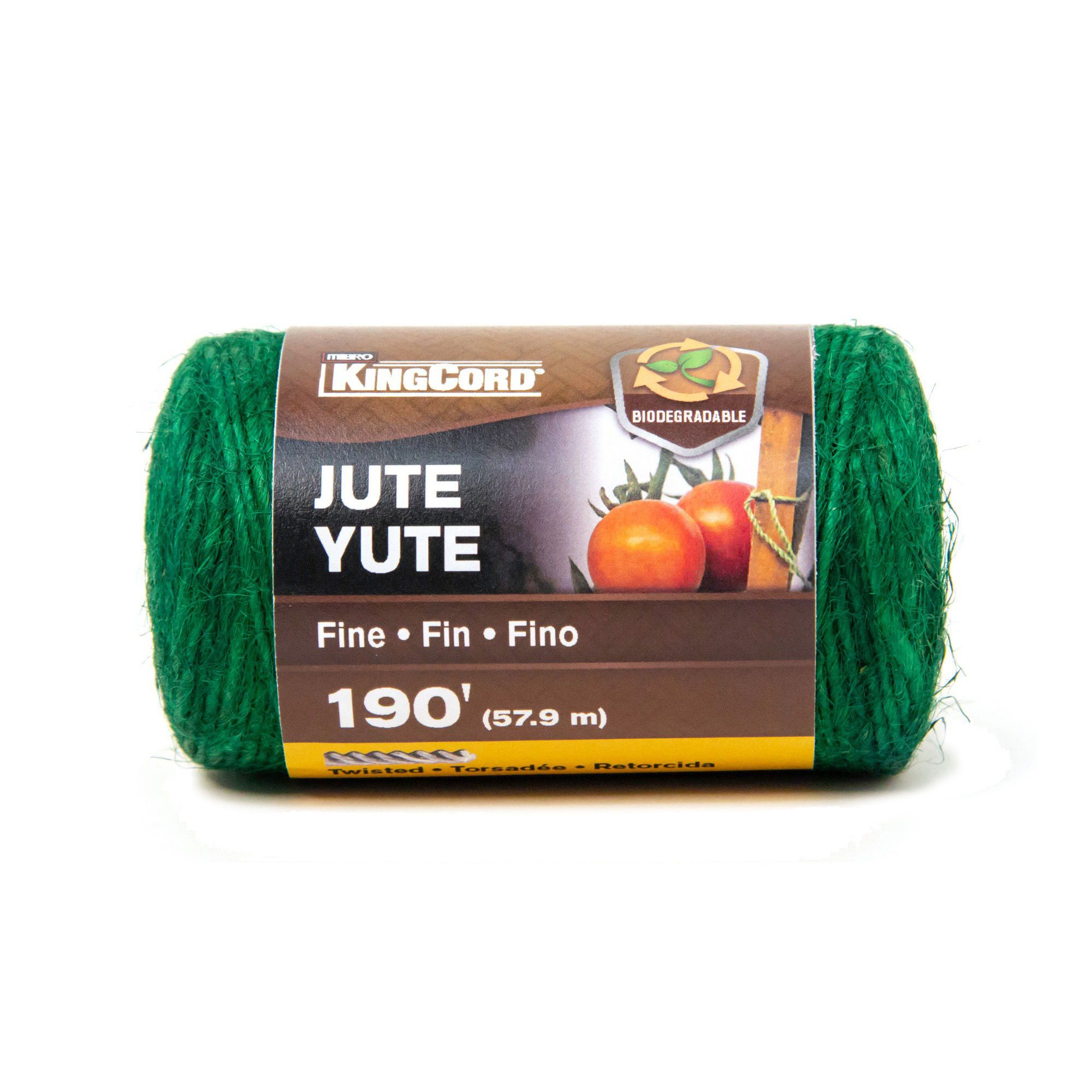 Jute Twine - Green - Fine x 190' from KINGCORD | BMR