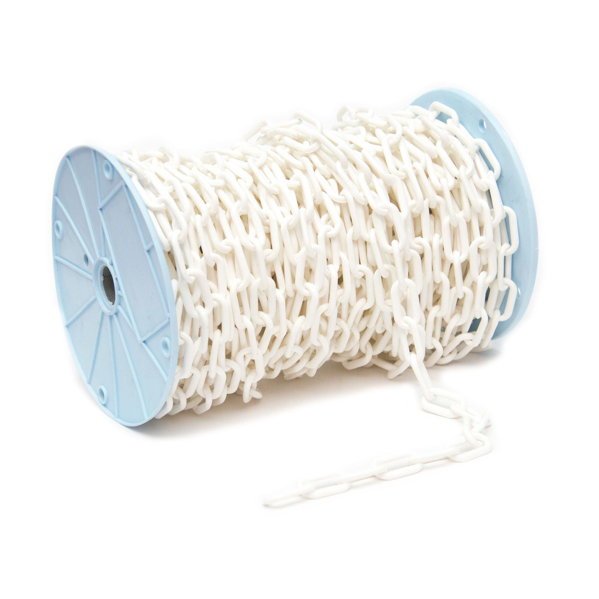 Plastic Chain - White - 2" x 65' from KINGCHAIN | BMR