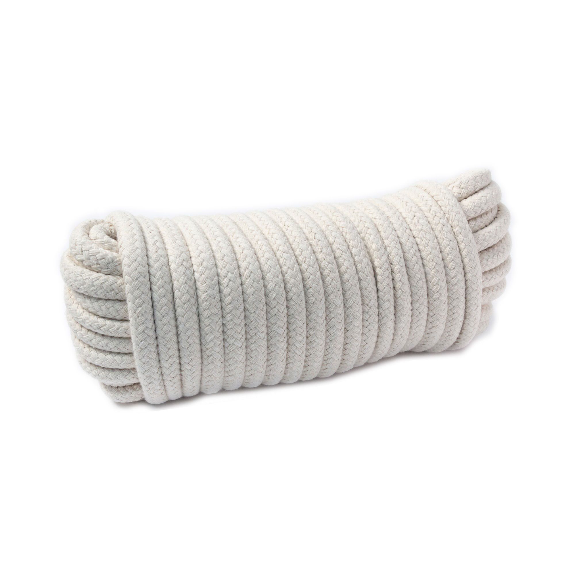 Cotton Polyester Diamond Braid Clothesline Rope - 3/8" x 50' from ...