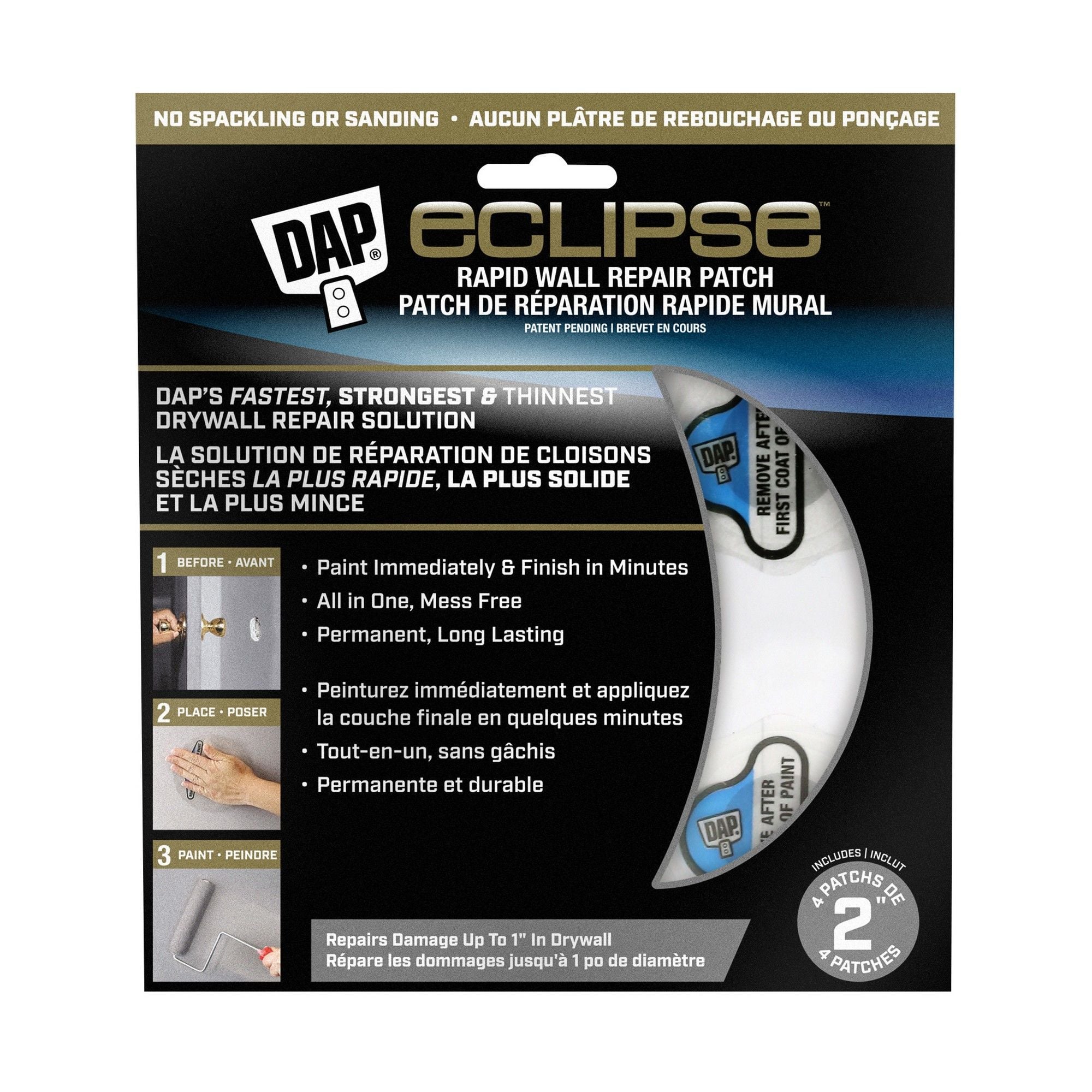 Eclipse Wall Repair Patch - 2" from DAP | BMR
