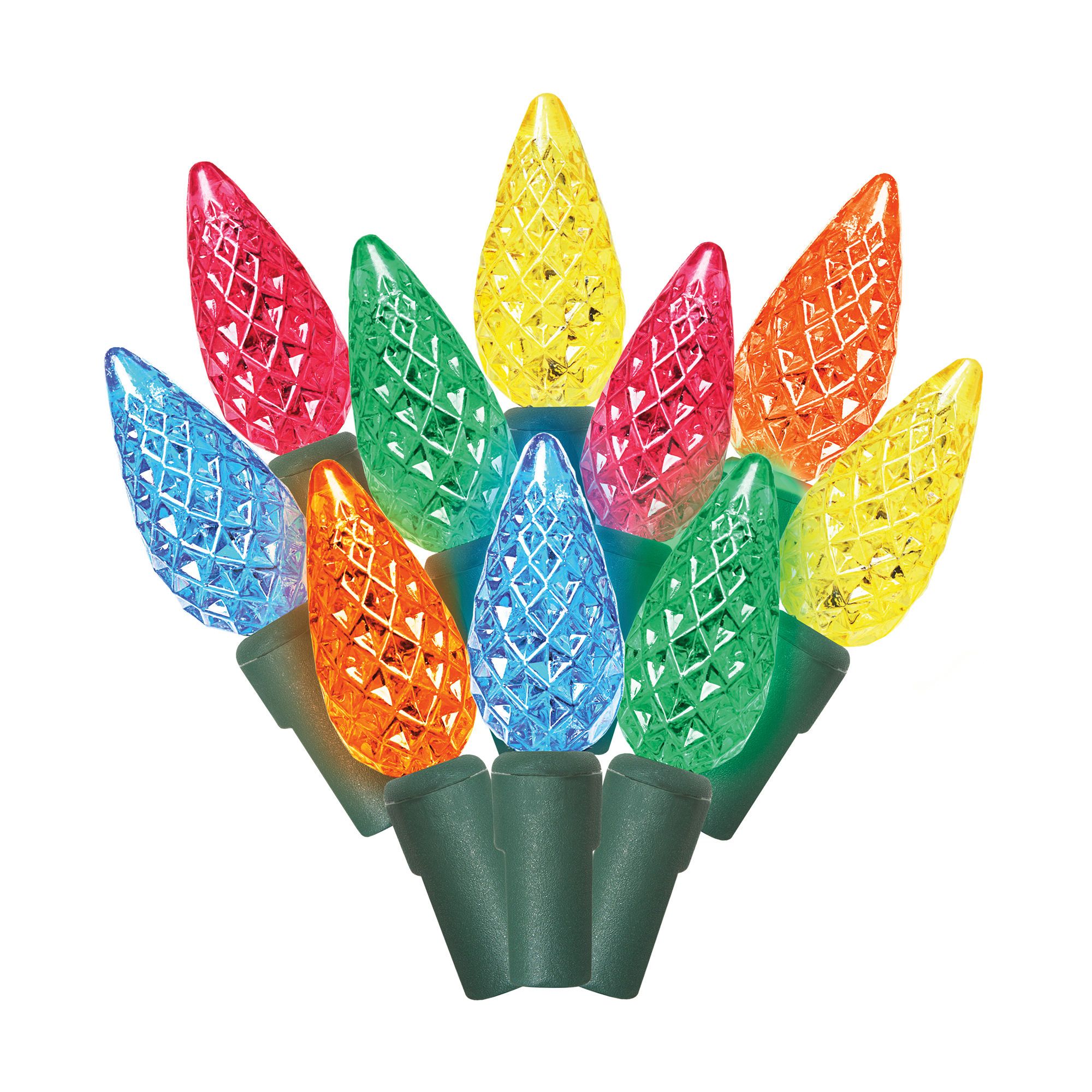 Jeu de 50 lumières DEL C6, multicolor, 10' de DANSON | BMR