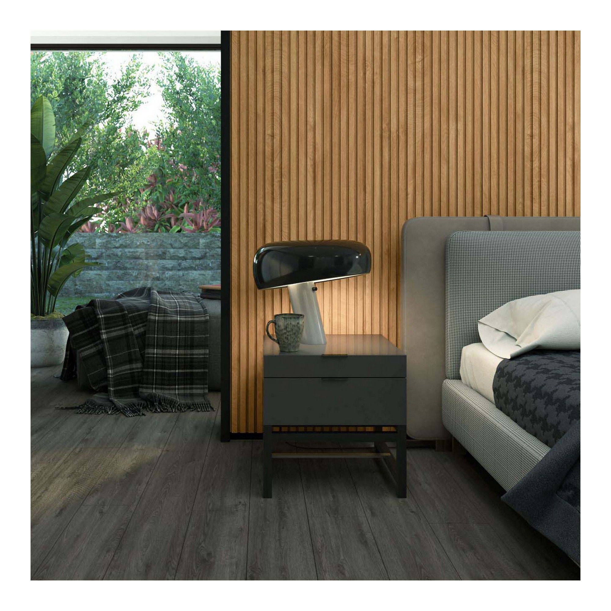 Signature Fluted Wall Panel - Salda - Teck - 4/Pkg - 96" x 5" - Covers ...