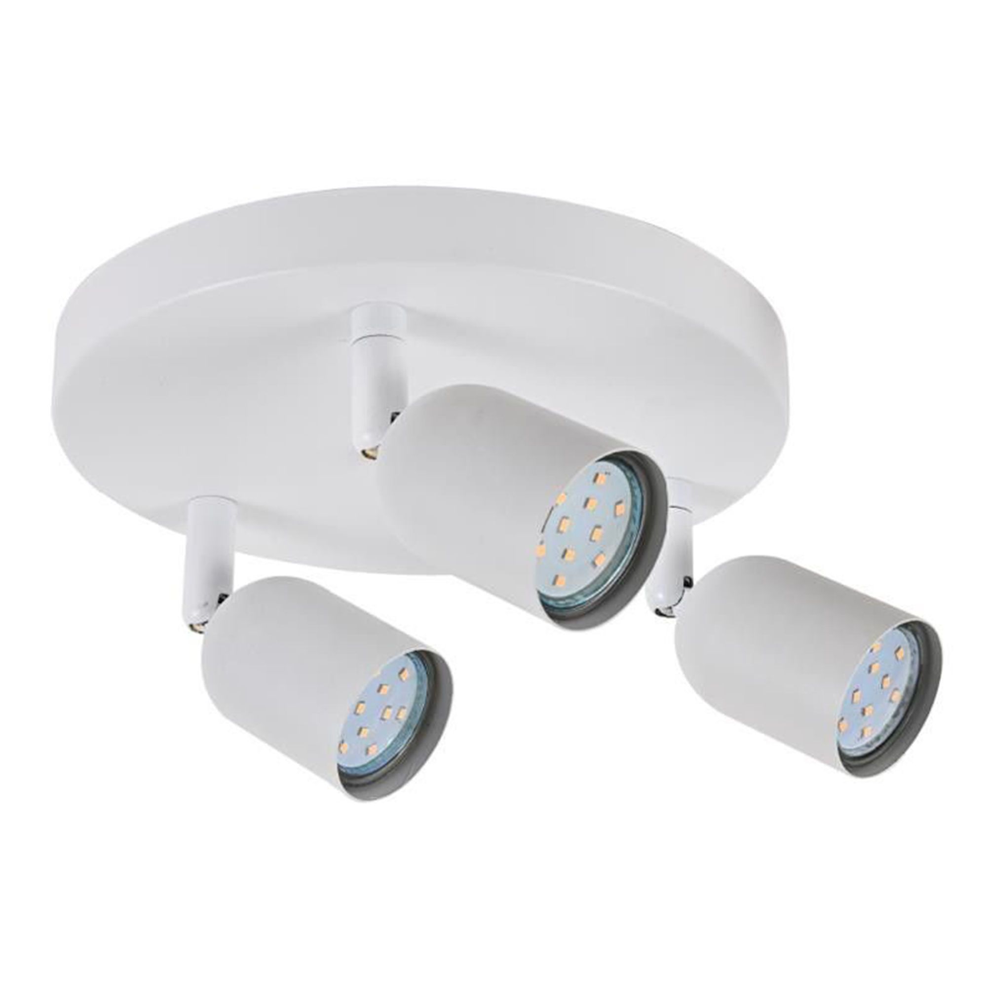 3-light directional ceiling light, white, 9" X 5 1/8". from XTRICITY | BMR
