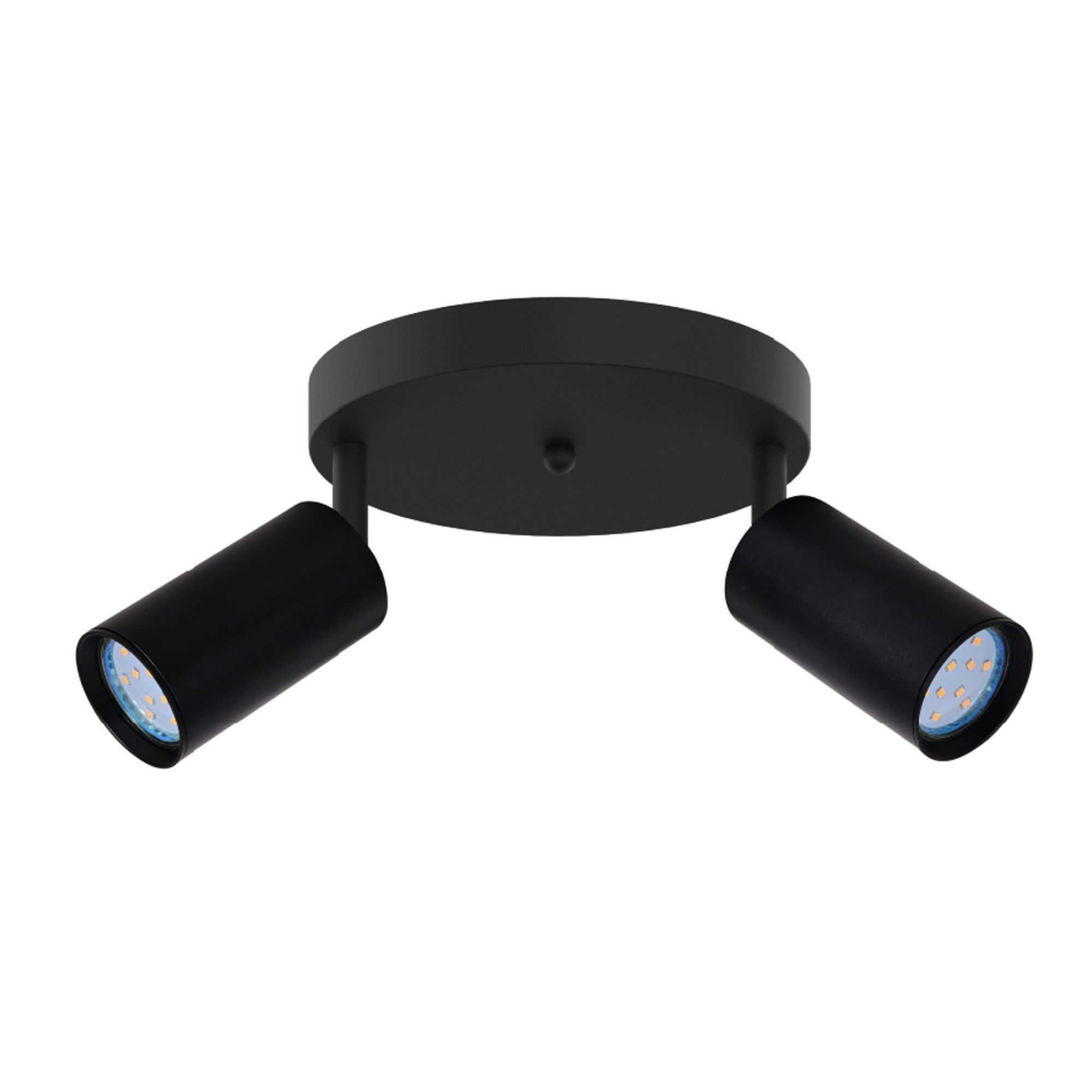 Flemings 2-Light Ceiling Fixture - Black - 7" x 5" from XTRICITY | BMR