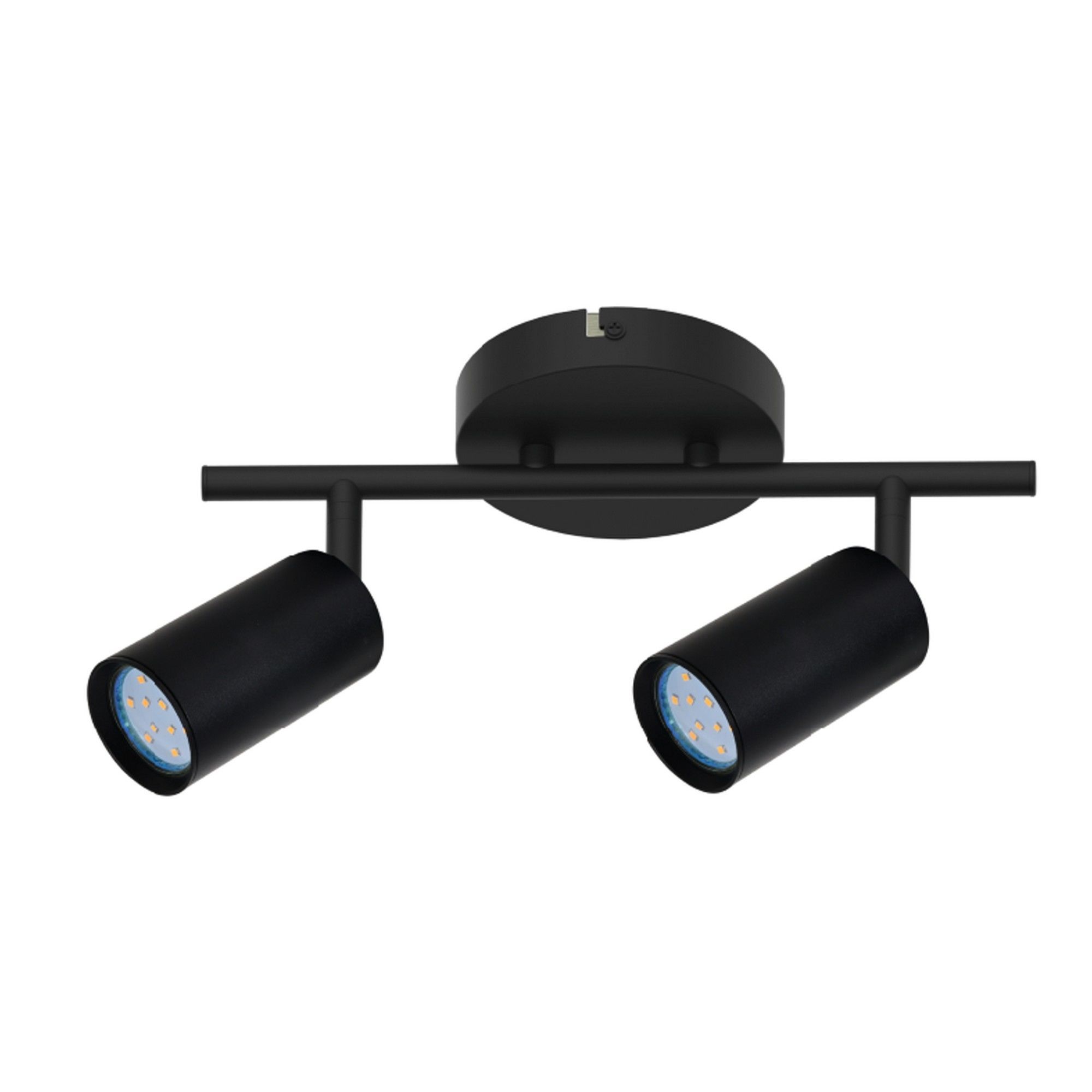 Flemings 2-Light Directional Track Light - Black - 11 4/5" x 5" from ...