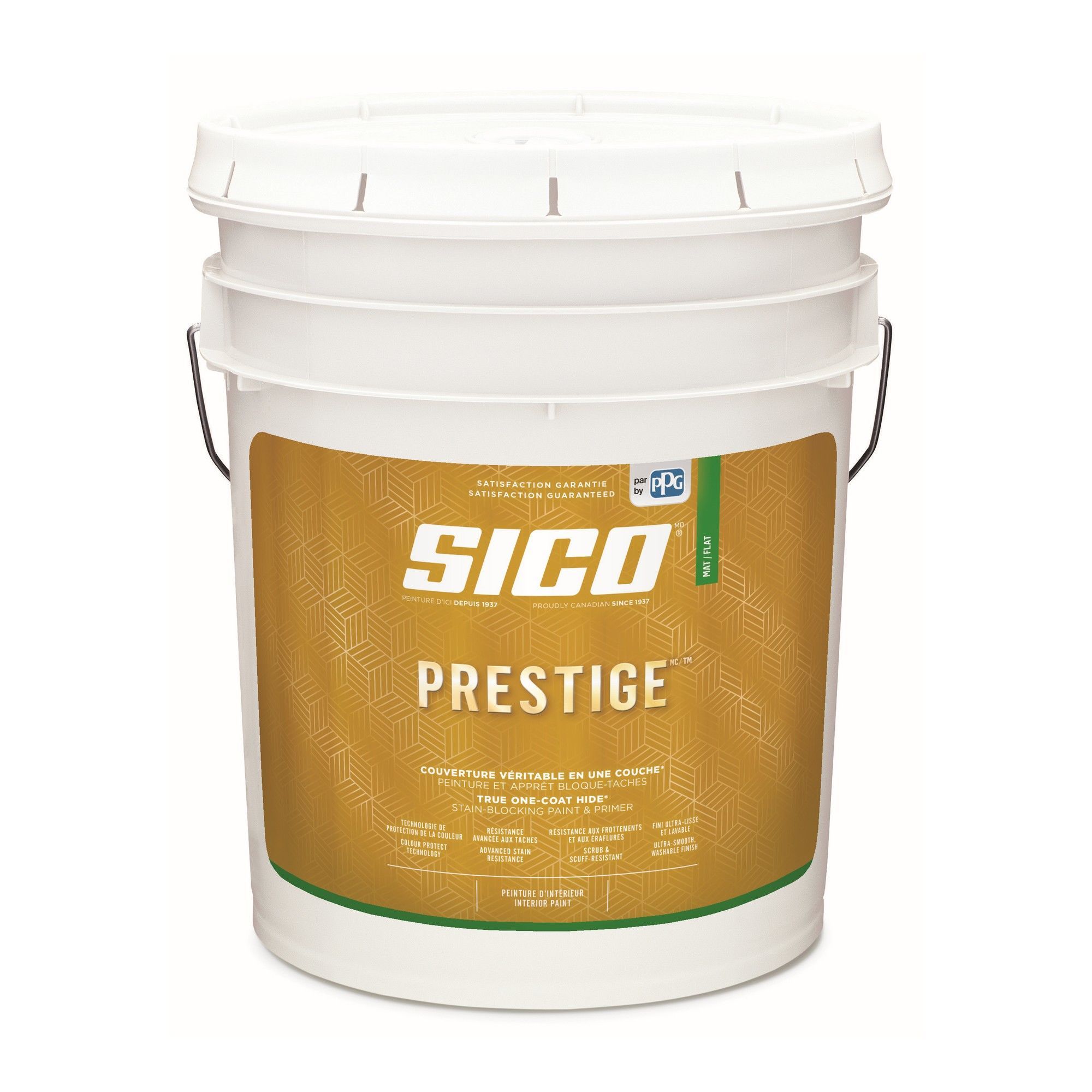 Peinture SICO Prestige, Mat, Base 1, 18,9 l de SICO | BMR