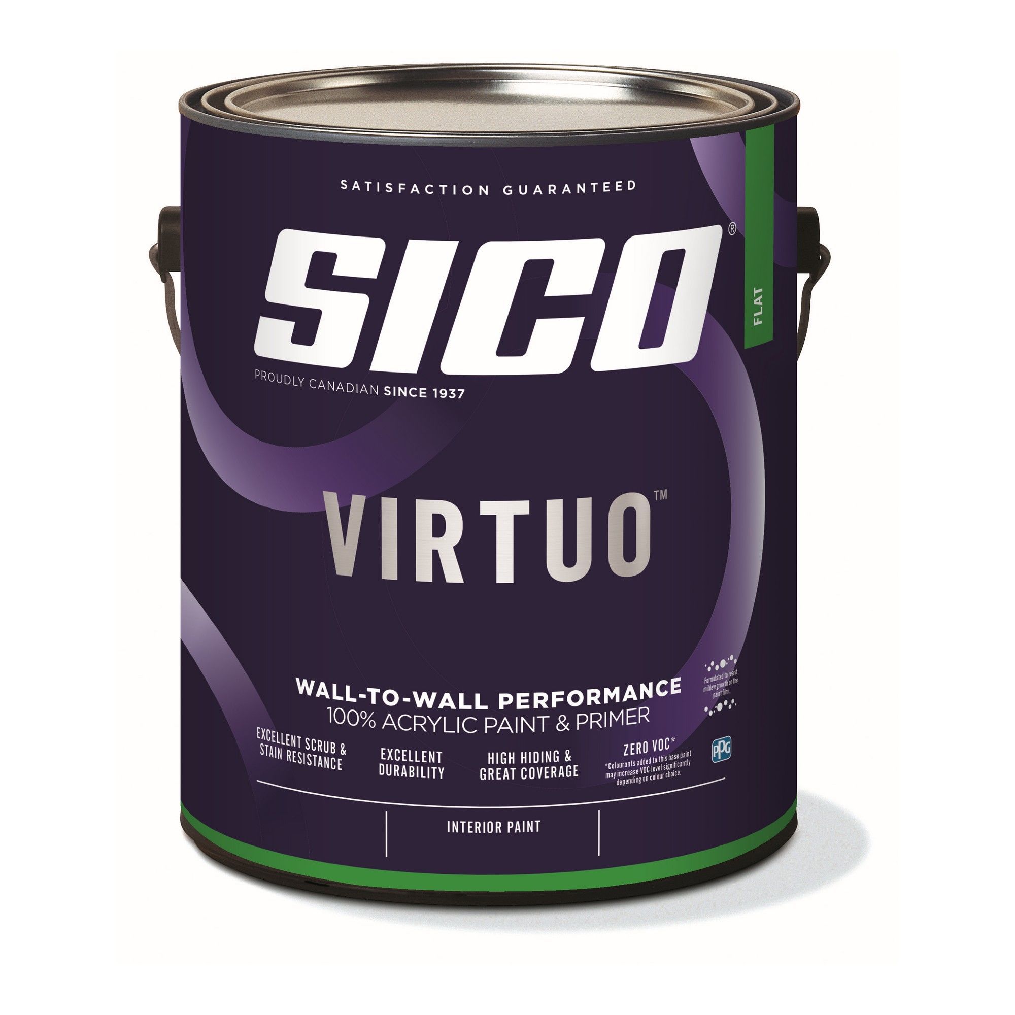 Paint SICO Virtuo - Flat - Base 2 - 3.78 L from SICO | BMR