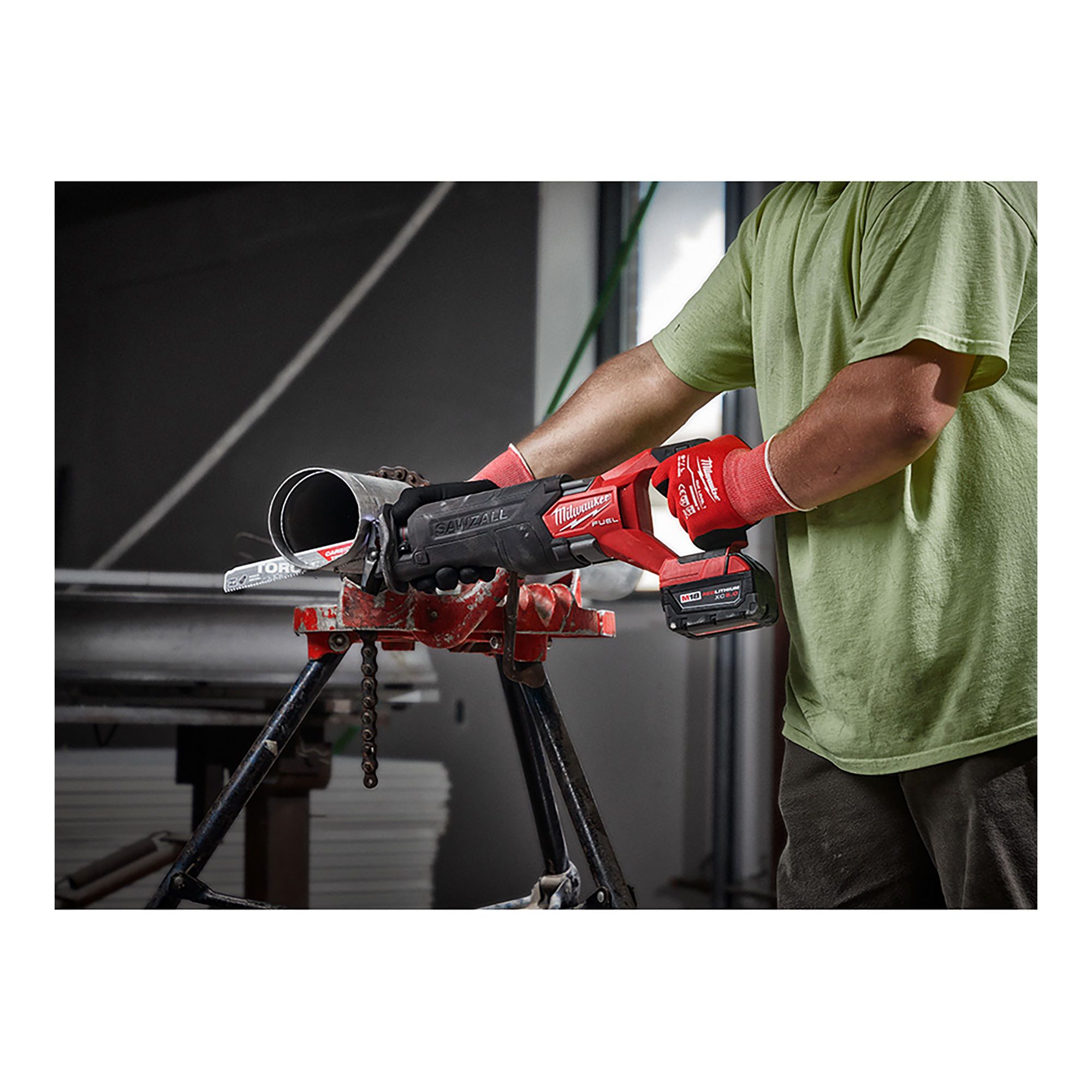 Scie alternative sans fil et sans balai SAWZALL M18 FUEL 18 V, lithium ...