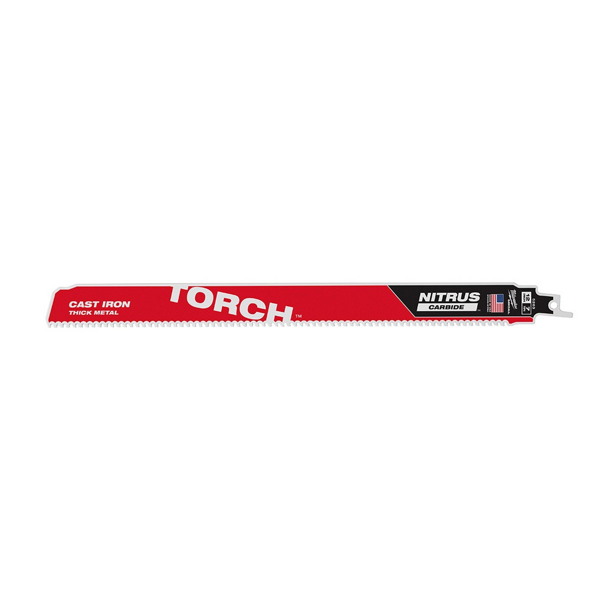 Alternative Saw Blade - The Torch Sawzall - 12" - 7 TPI from MILWAUKEE ...
