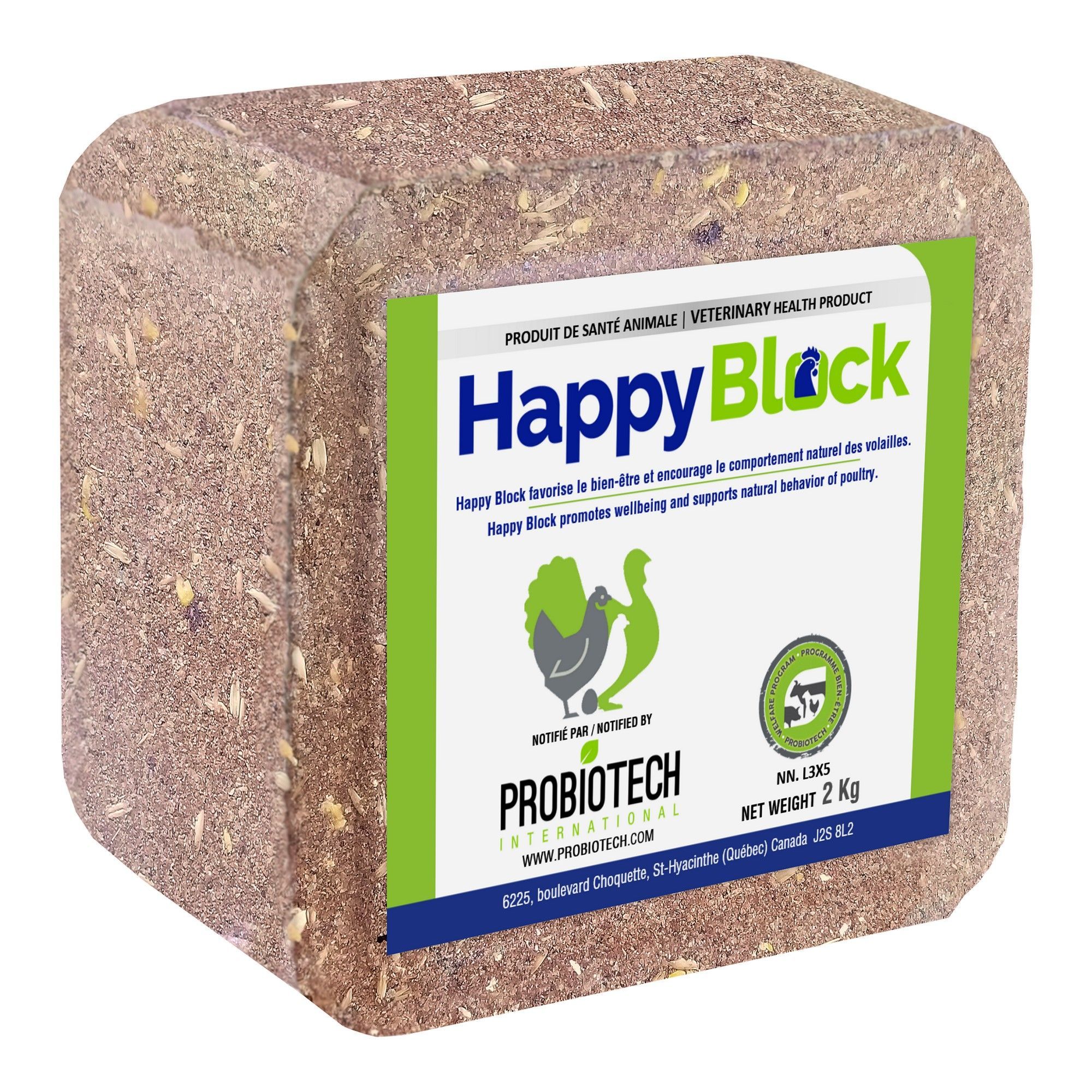Happy Block - 2 kg from PROBIOTECH INTERNATIONAL | BMR