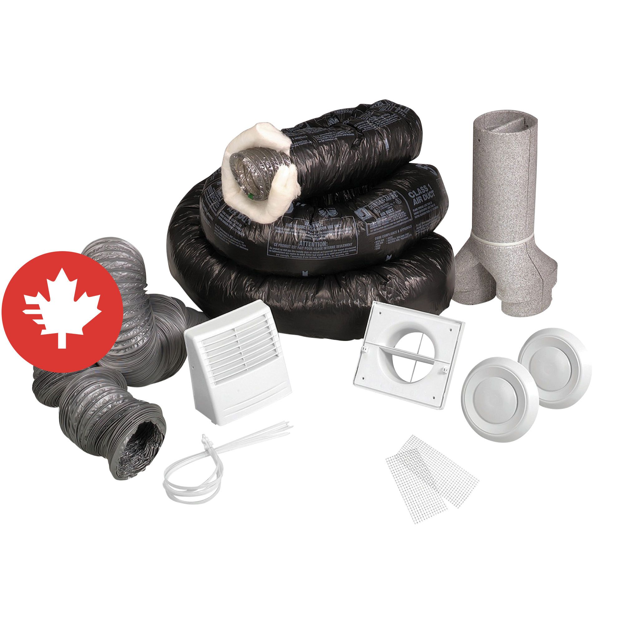 Basic Installation Kit for Air Exchangers HRV110 & ERV130 from VENMAR | BMR