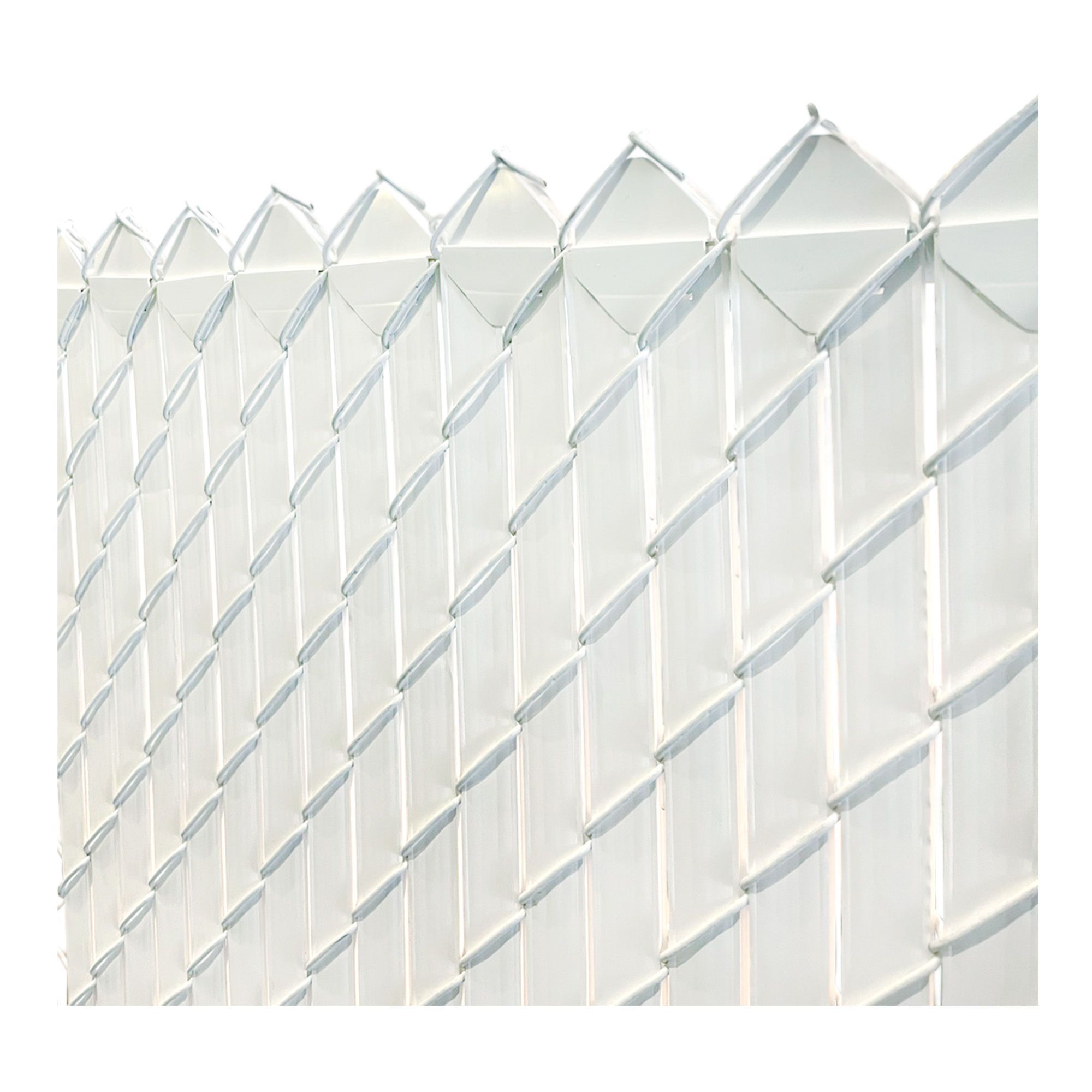 Vertical Privacy Slat for Link Fence - 4' - White - 80/Pkg from ...
