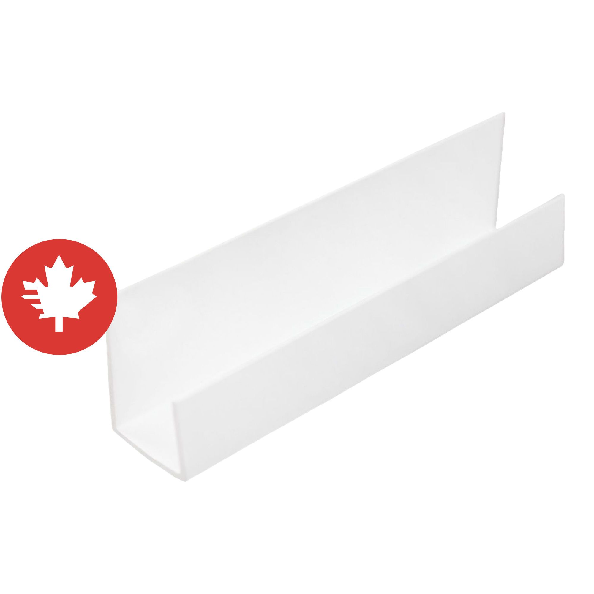 J-TRIM Molding - PVC - 3/8" x 8' - White from AGRO | BMR