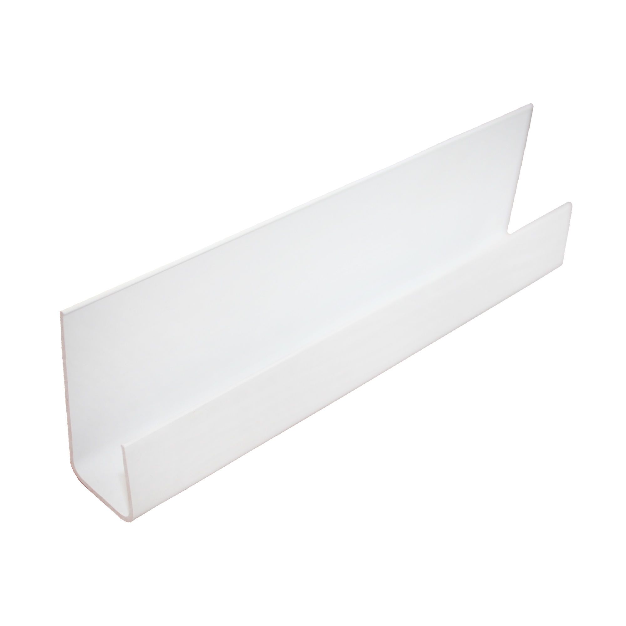 J-TRIM Molding - PVC - 1/2" x 8' - White from AGRO | BMR