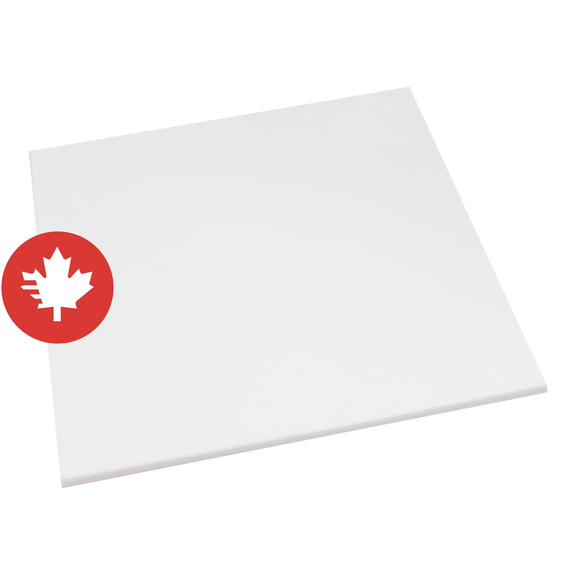 Feuille de plastique, 60 mil x 4' x 8', blanc de AGRO | BMR