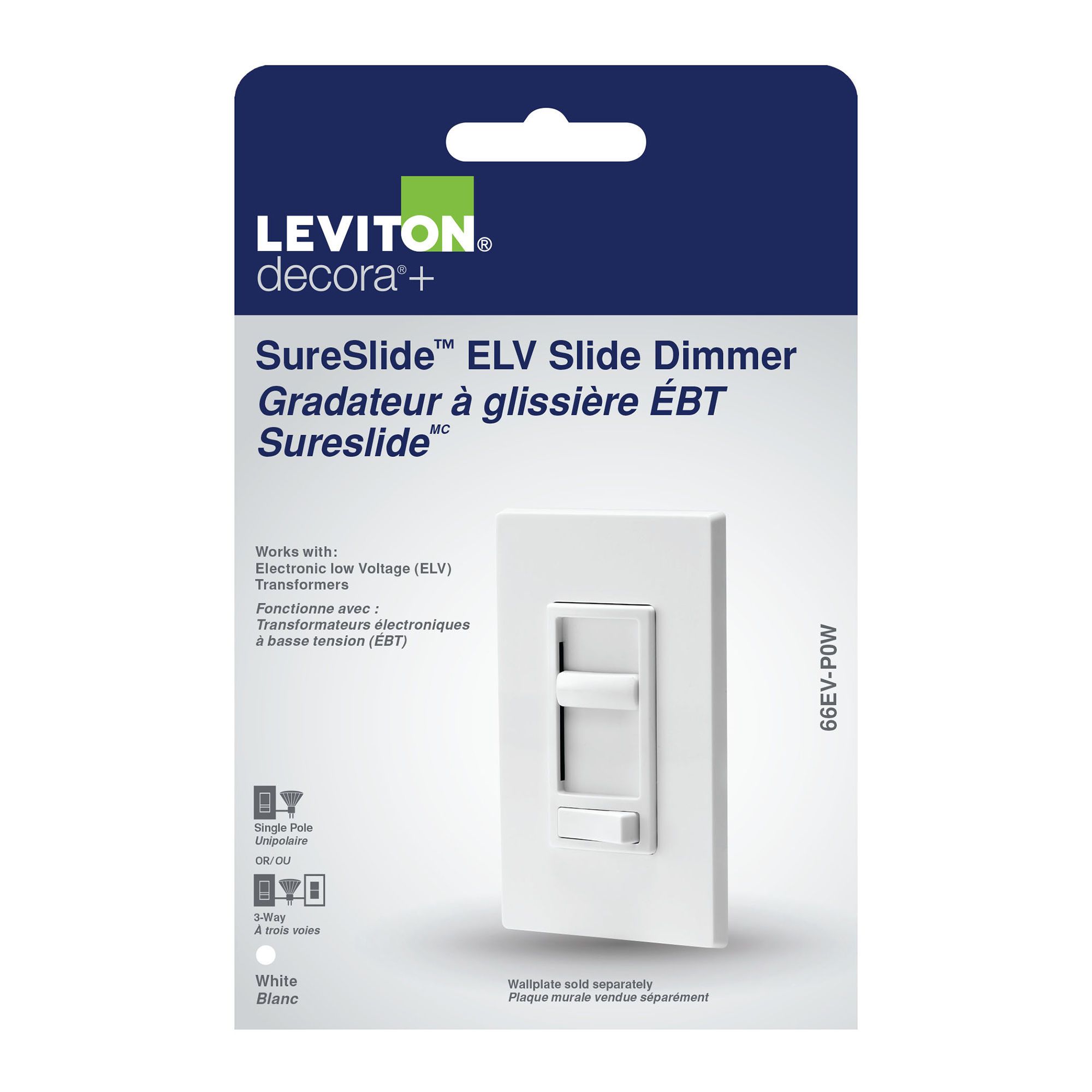 Dimmer Slide - Sureslide Decora - White from LEVITON | BMR
