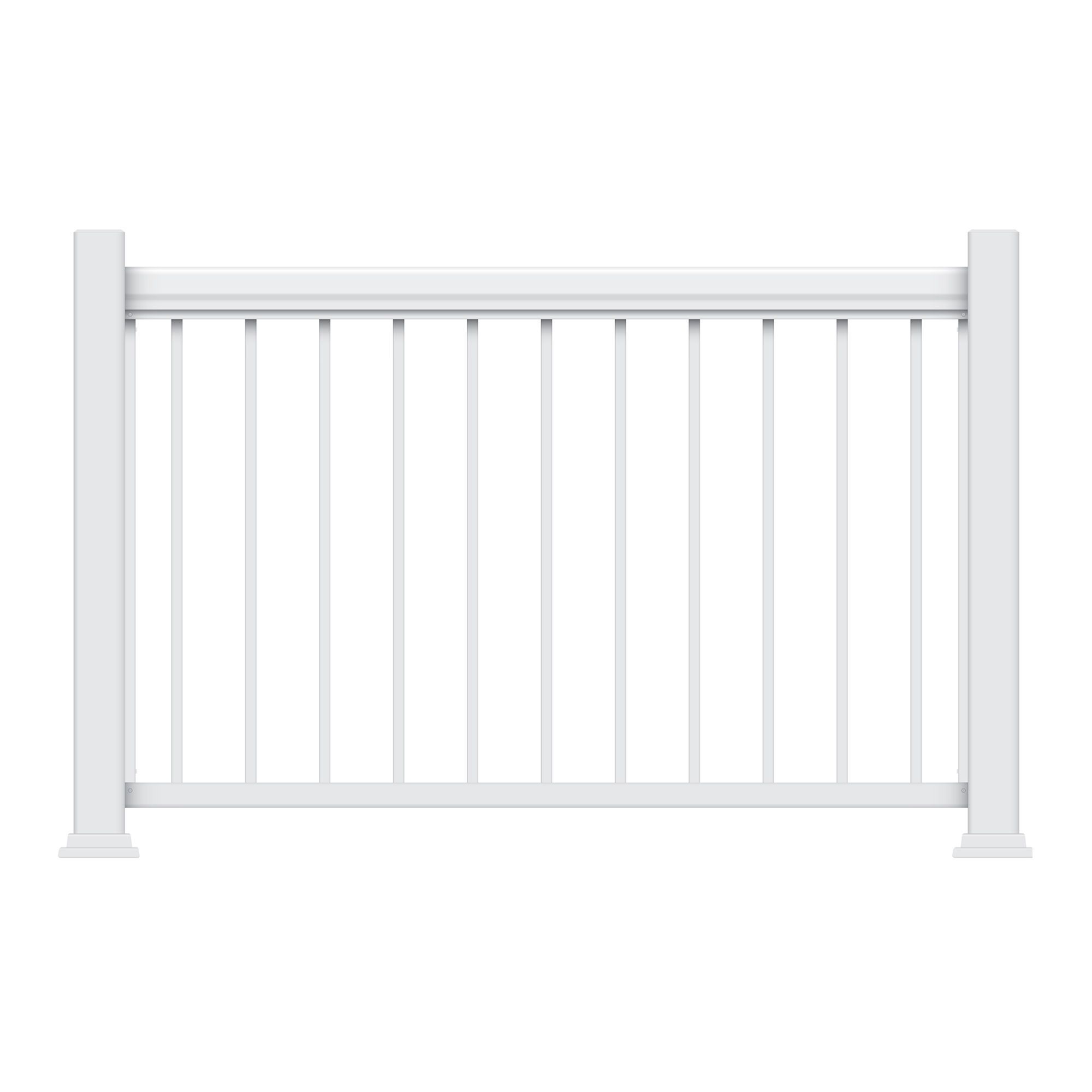 Modular Handrail - Legacy - White - 36" x 72" from IMPERIAL KOOL-RAY | BMR