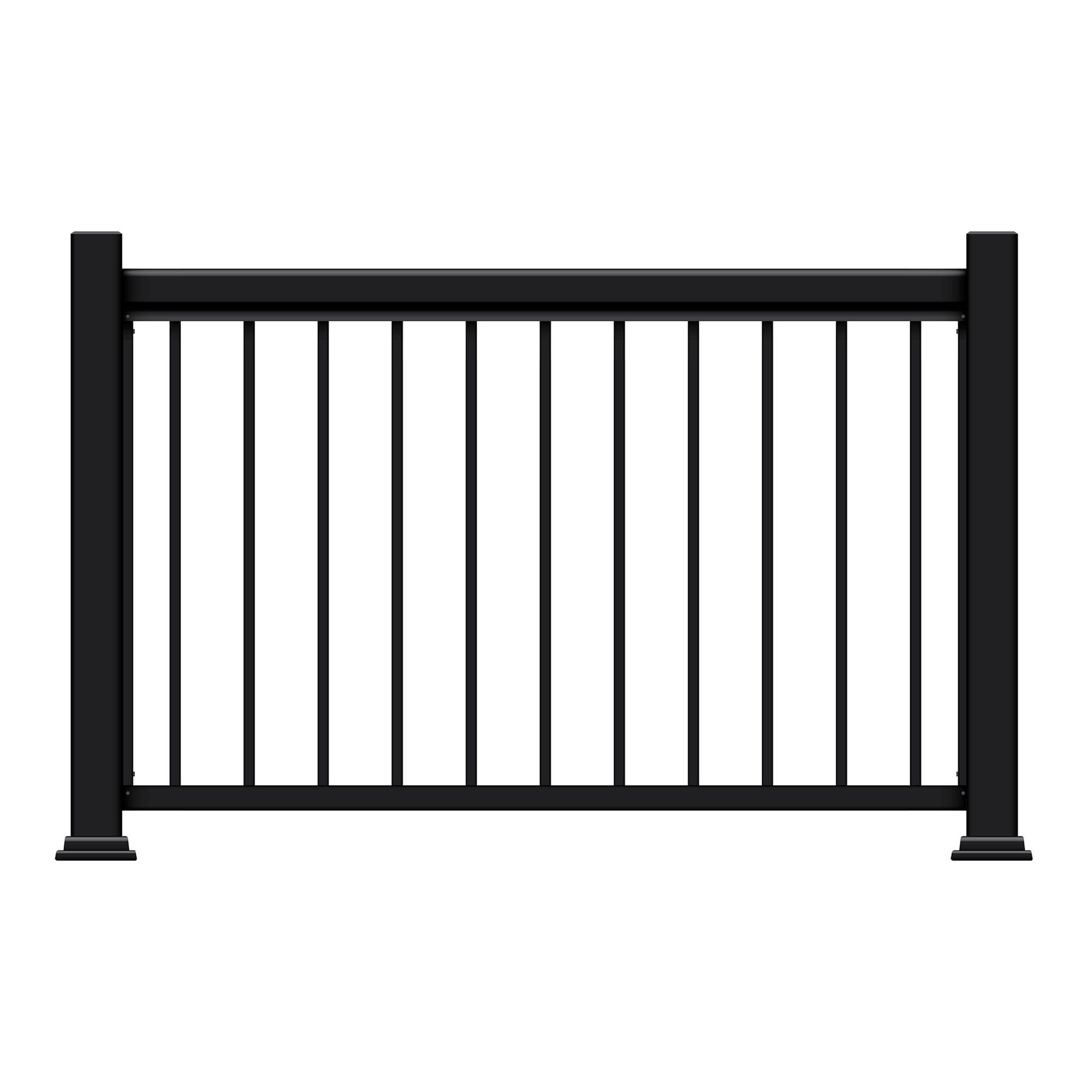 Modular Handrail - Legacy - Black - 36" x 46" from IMPERIAL KOOL-RAY | BMR